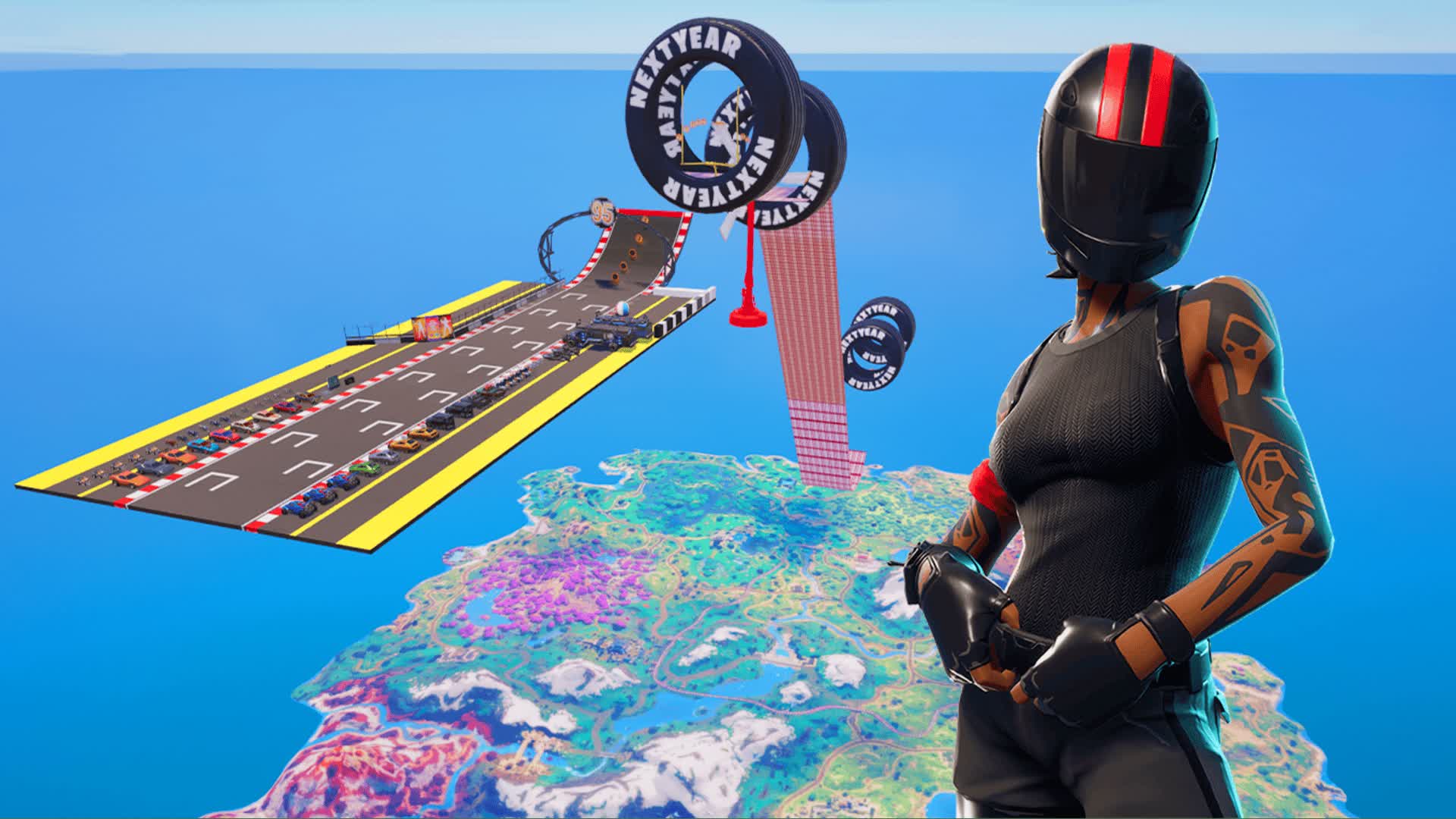 REDLINE MEGA RAMP 3837-8499-7778 by tengoku - Fortnite