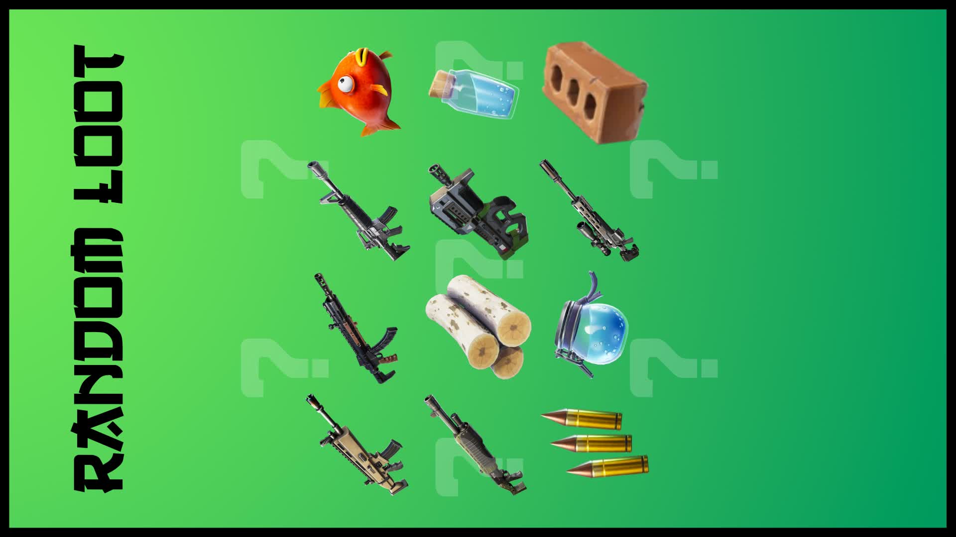 LOGO: RANDOM LOOT [v2] 0159-3341-7130 by politions-2055 - Fortnite Creative Map Code - Fortnite.GG