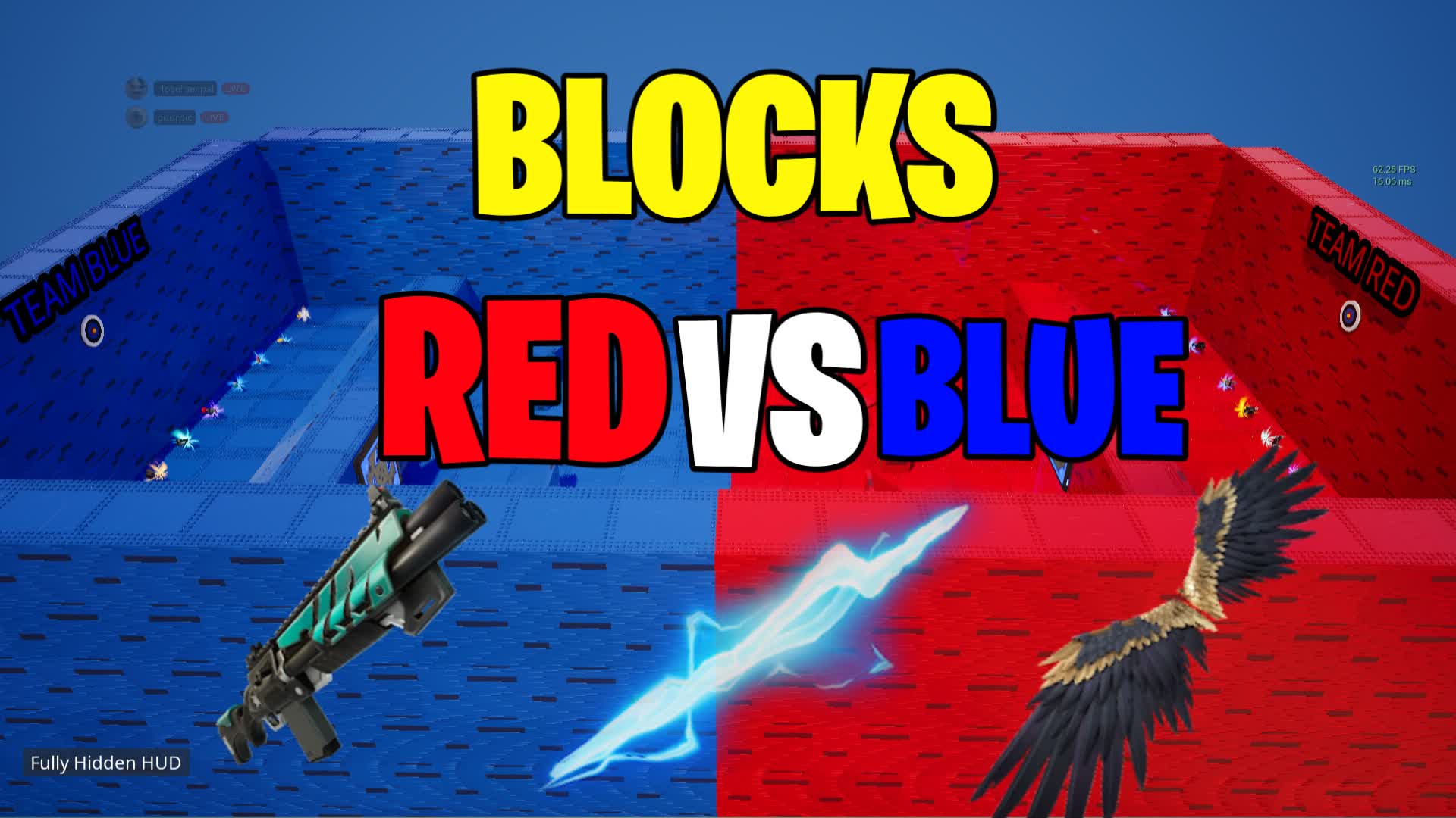 ⛏CRAZE BLOCK RED VS BLUE🔴🔵 1303-9533-3452 by rrcreates - Fortnite ...