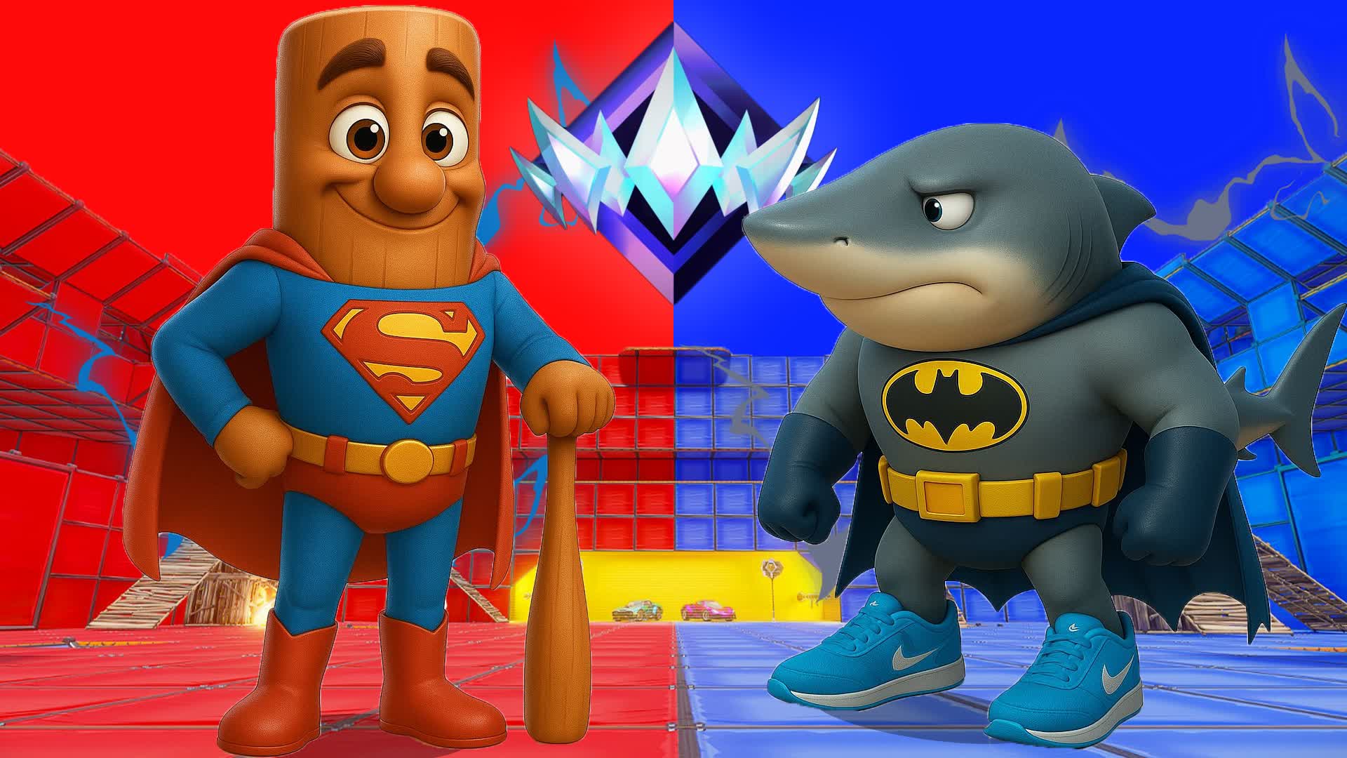 MEGA SUPERHERO BRAINOT RED VS BLUE🔴🔵 7433-3368-9438 by amazingmaps ...