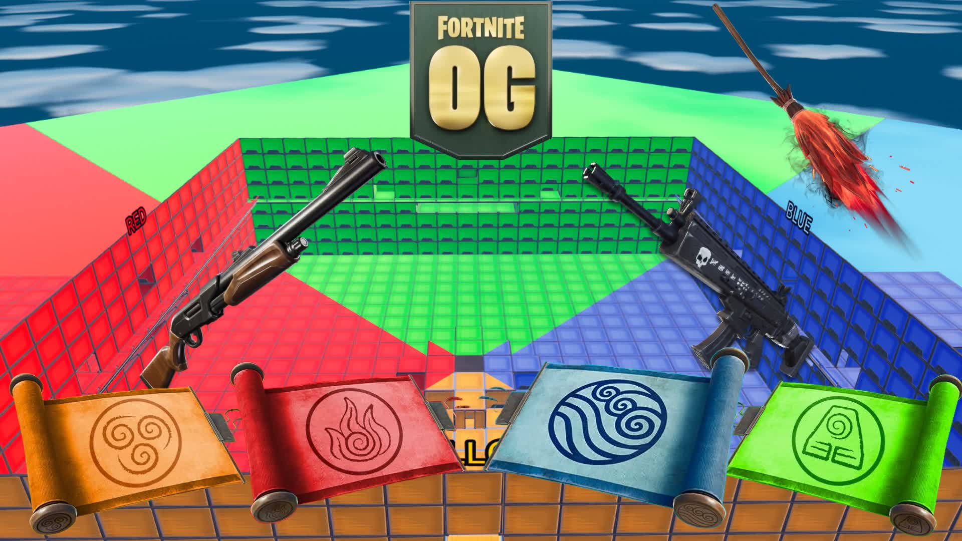 RED VS BLUE VS YELLOW VS GREEN 1679-5302-6215 by luji - Fortnite ...