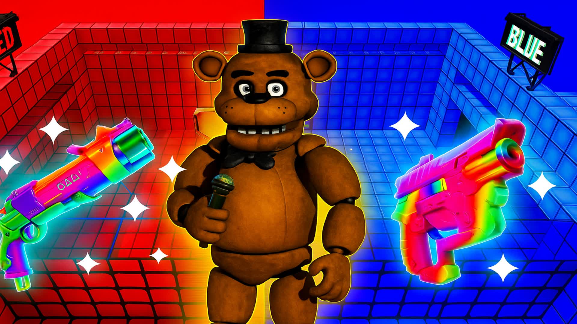 FNAF RED VS BLUE 🔴🔵 uWu 0036-4596-6702 by 6six - Fortnite Creative Map ...