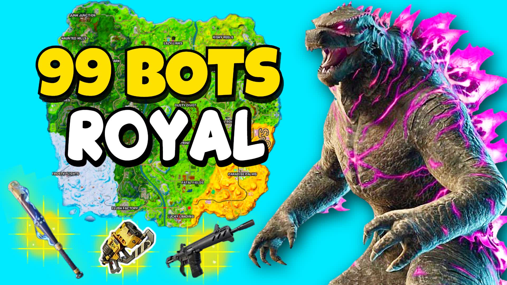All Guns⭐99 Bot Royal (TILTED) 5384-6286-5727 by lowfacs - Fortnite Creative Map Code - Fortnite.GG