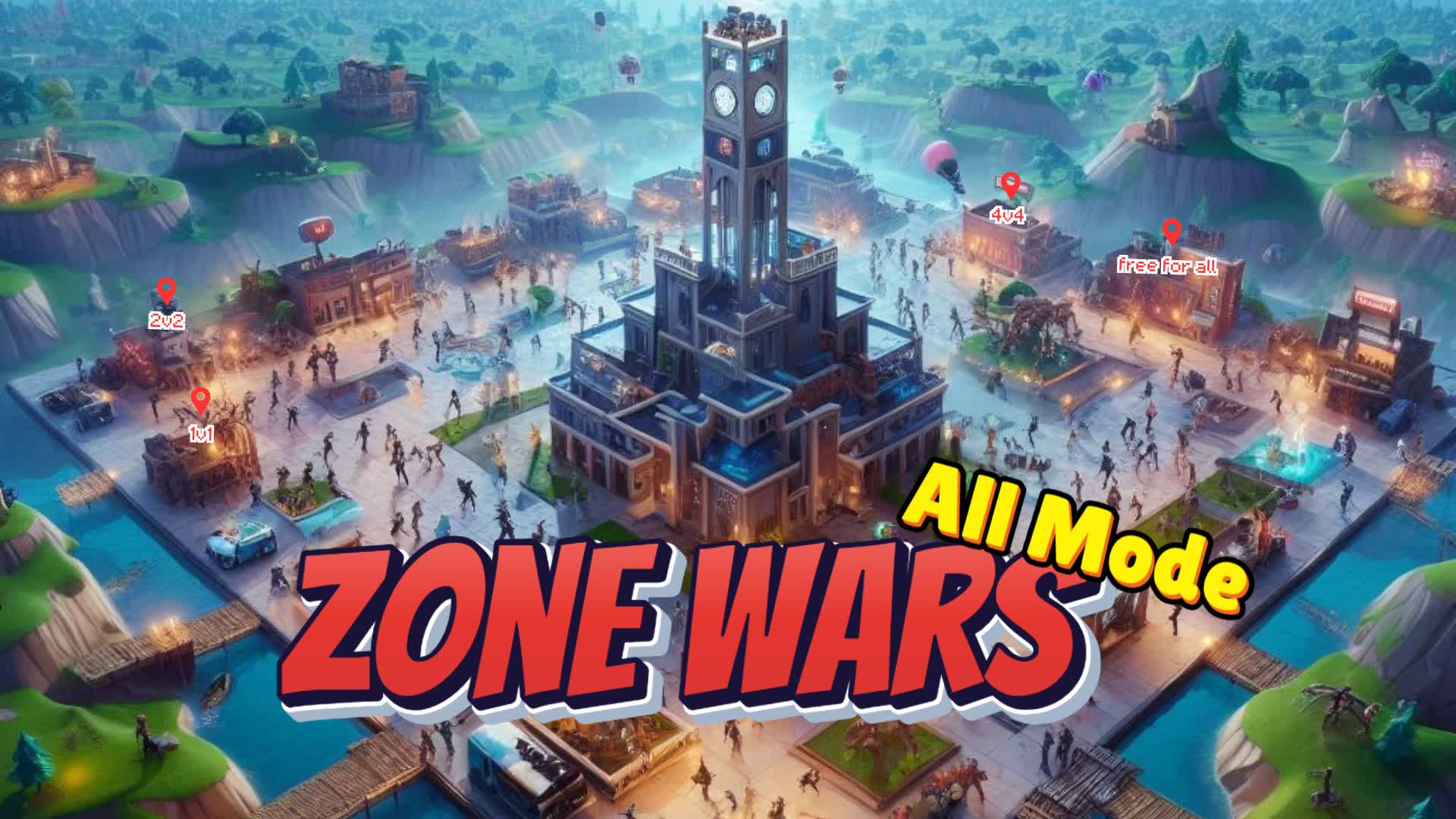 ZONE WARS ALL MODE 4719-9057-9434 by lovelyn - Fortnite Creative Map ...