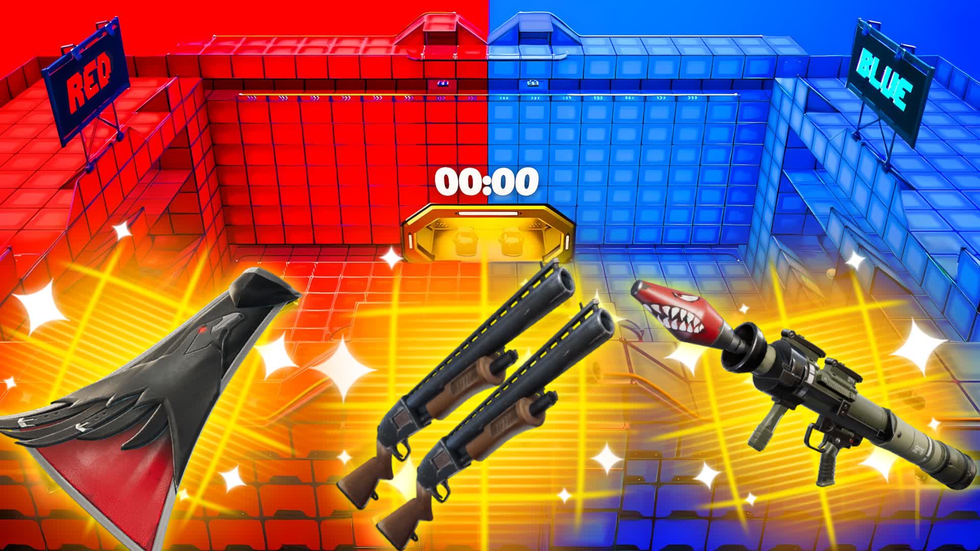 SUPER RED VS BLUE 🔴🔵 7780-2631-4403 by flaash - Fortnite Creative Map Code - Fortnite.GG