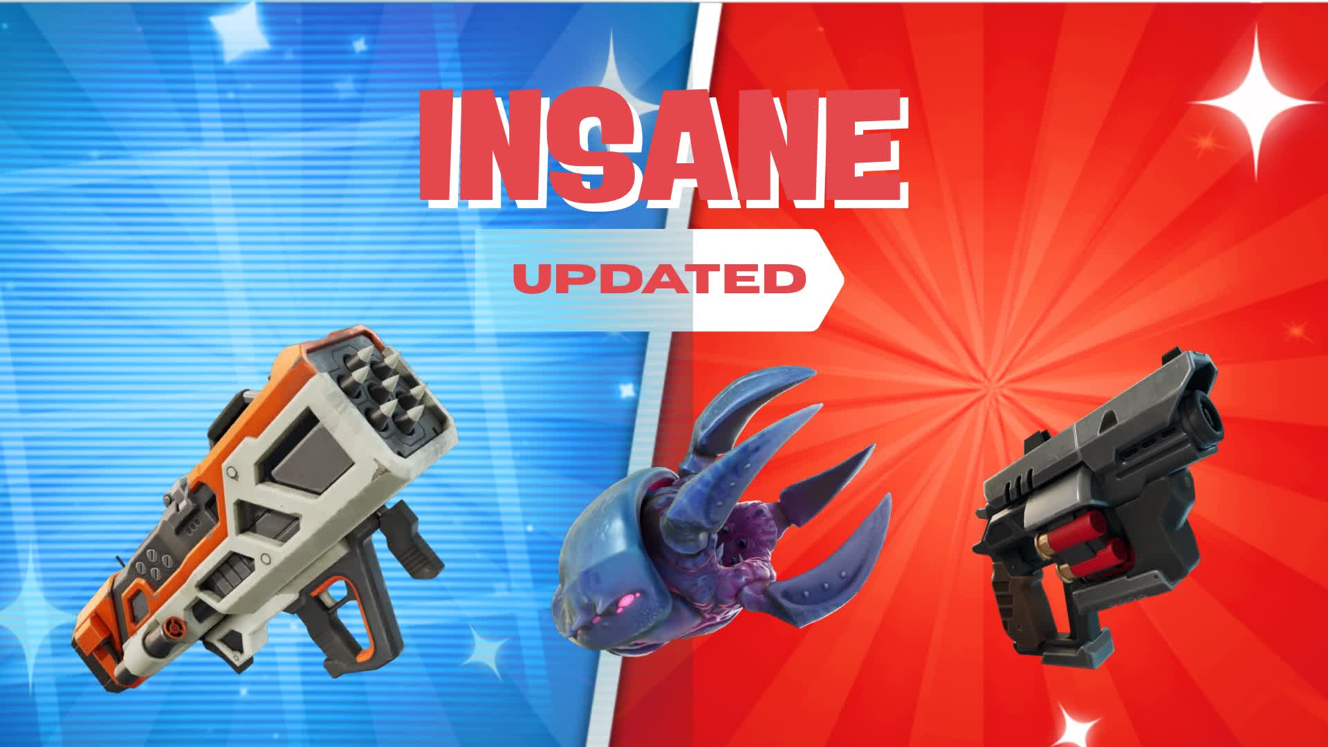 CRAZY 🔴Red x Blue🔵 - Insane🔥 4381-8080-4325 by labgames - Fortnite