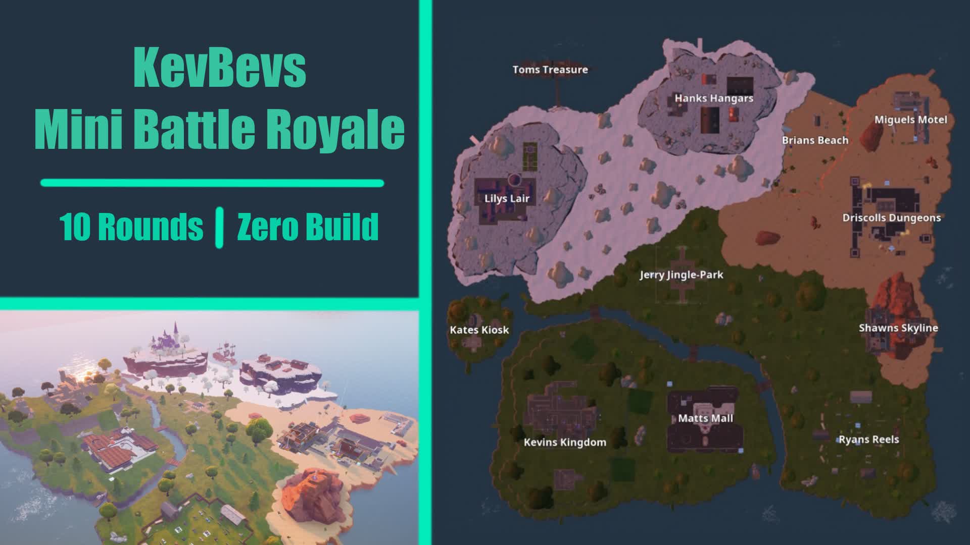 KevBevs Mini BR Zero Build 9794-5447-5208 by kevbev - Fortnite Creative ...