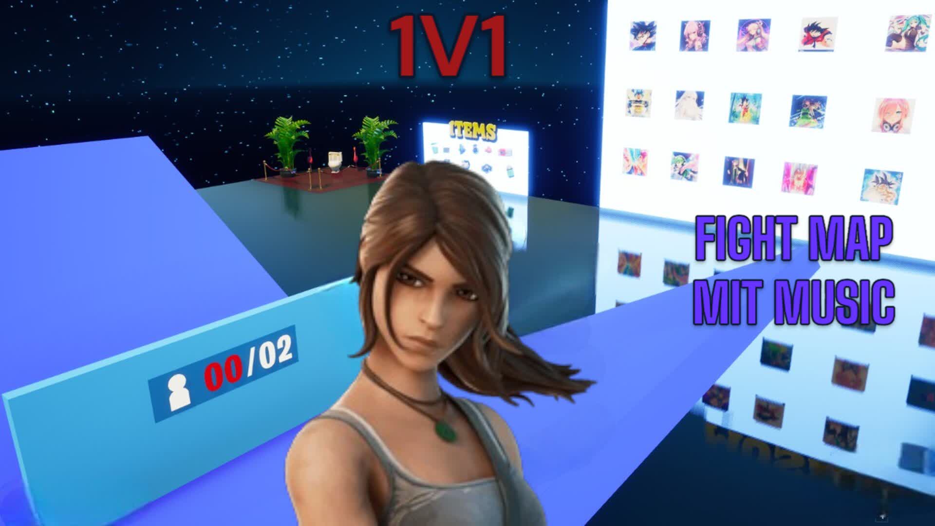 1v1 FIGHT MAP MIT MUSIC 7813-3609-9283 by sweet-blondys - Fortnite Creative Map Code - Fortnite.GG