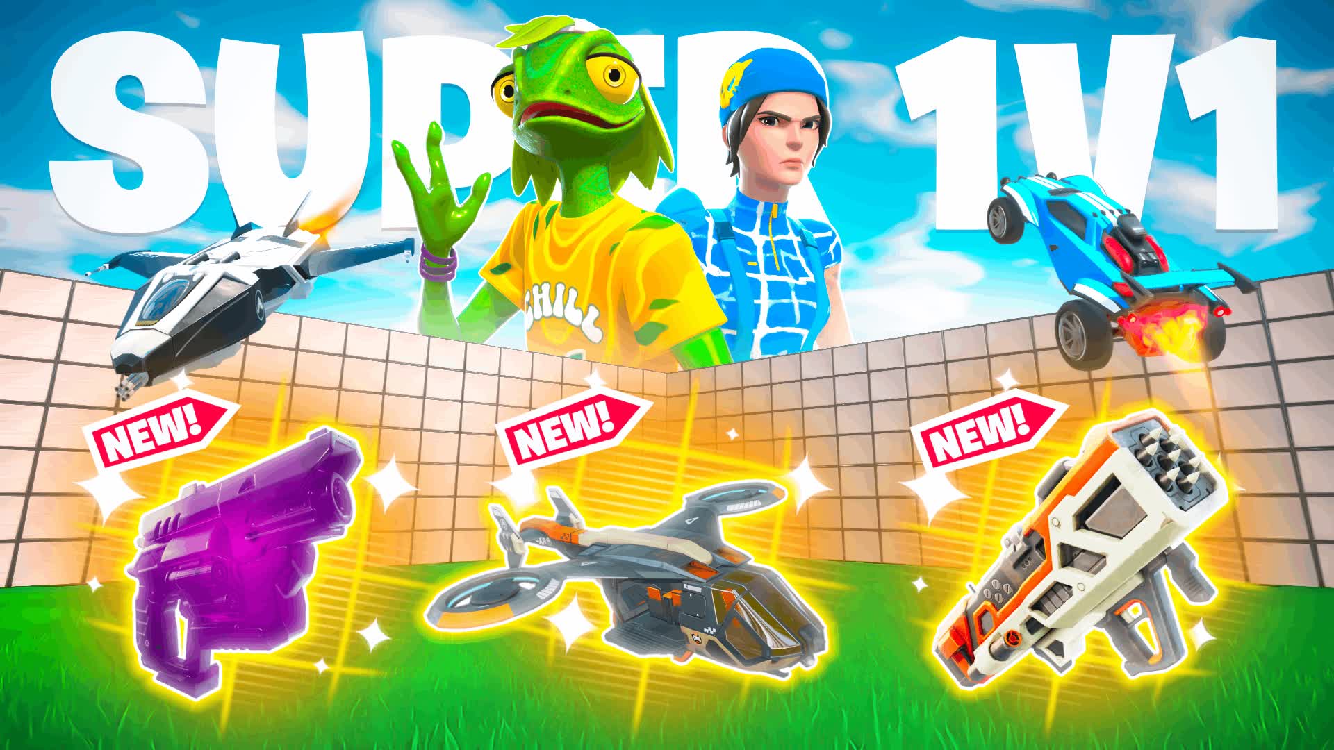 SUPER 1V1 TODAS LAS ARMAS FFA - TODAS LAS ARMAS 1479-9107-3964 de nss1 en Fortnite