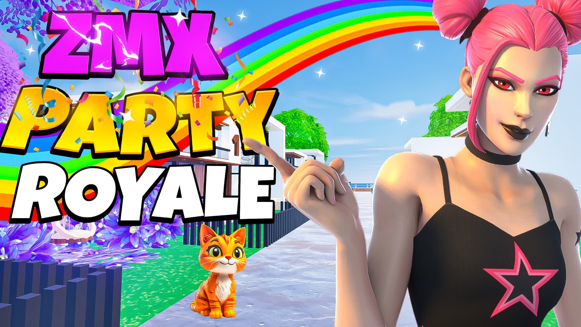 ZMX Party Royale 8564-2205-3698 by r22 - Fortnite Creative Map Code - Fortnite.GG