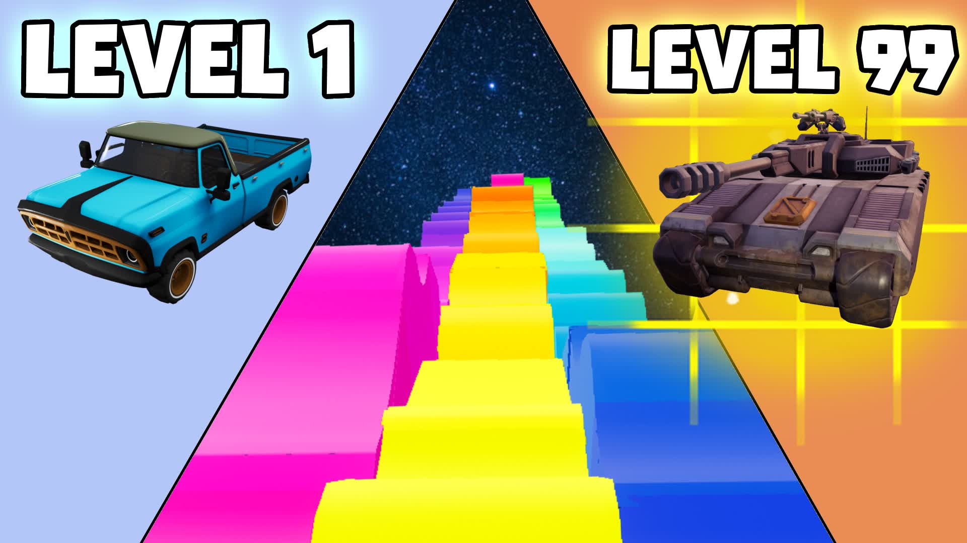 RAINBOW CRAZY MEGA RAMP 2175-8735-7072 by stoflino - Fortnite