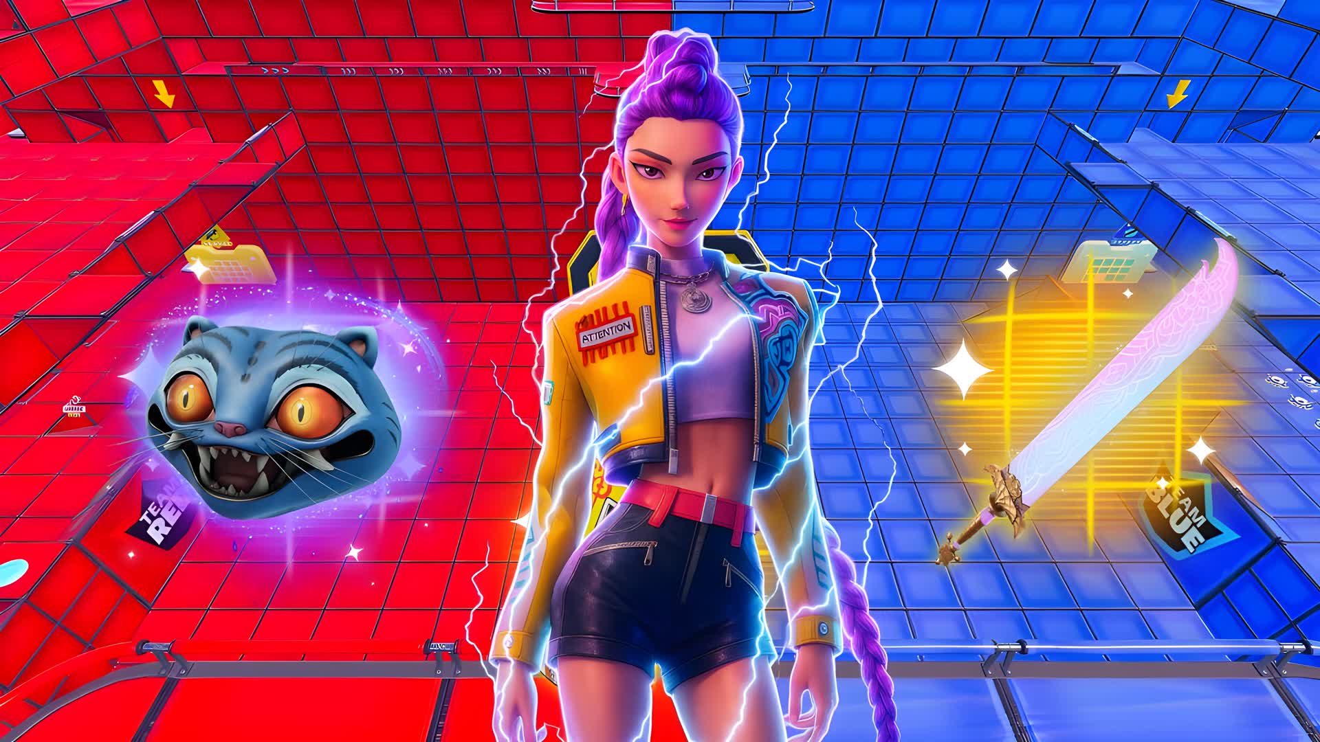 MEGA DEMON HUNTERS RED VS BLUE 🔴🔵 4194-5876-7380 by risos - Fortnite ...