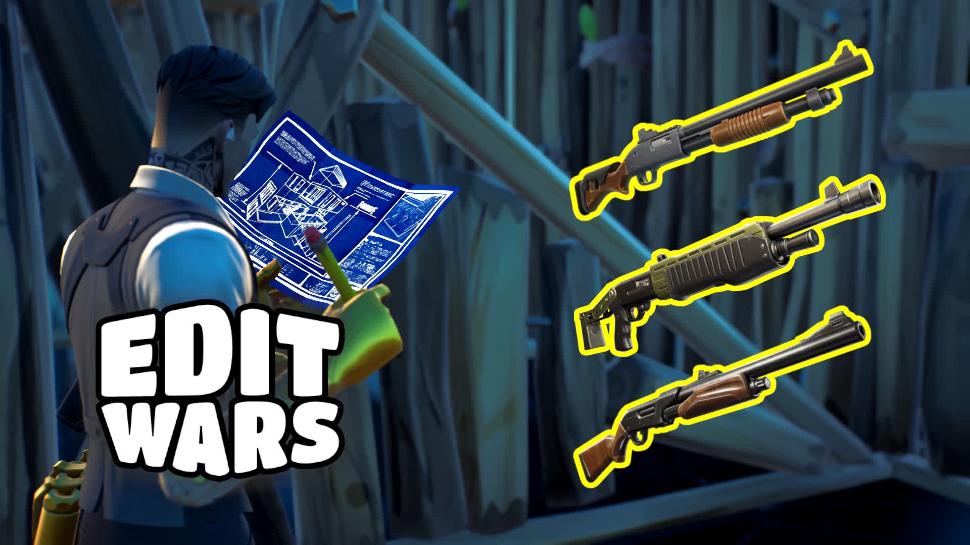 Edit Wars (Only Shotgun) 2853-0023-2198 by lowkj - Fortnite Creative ...