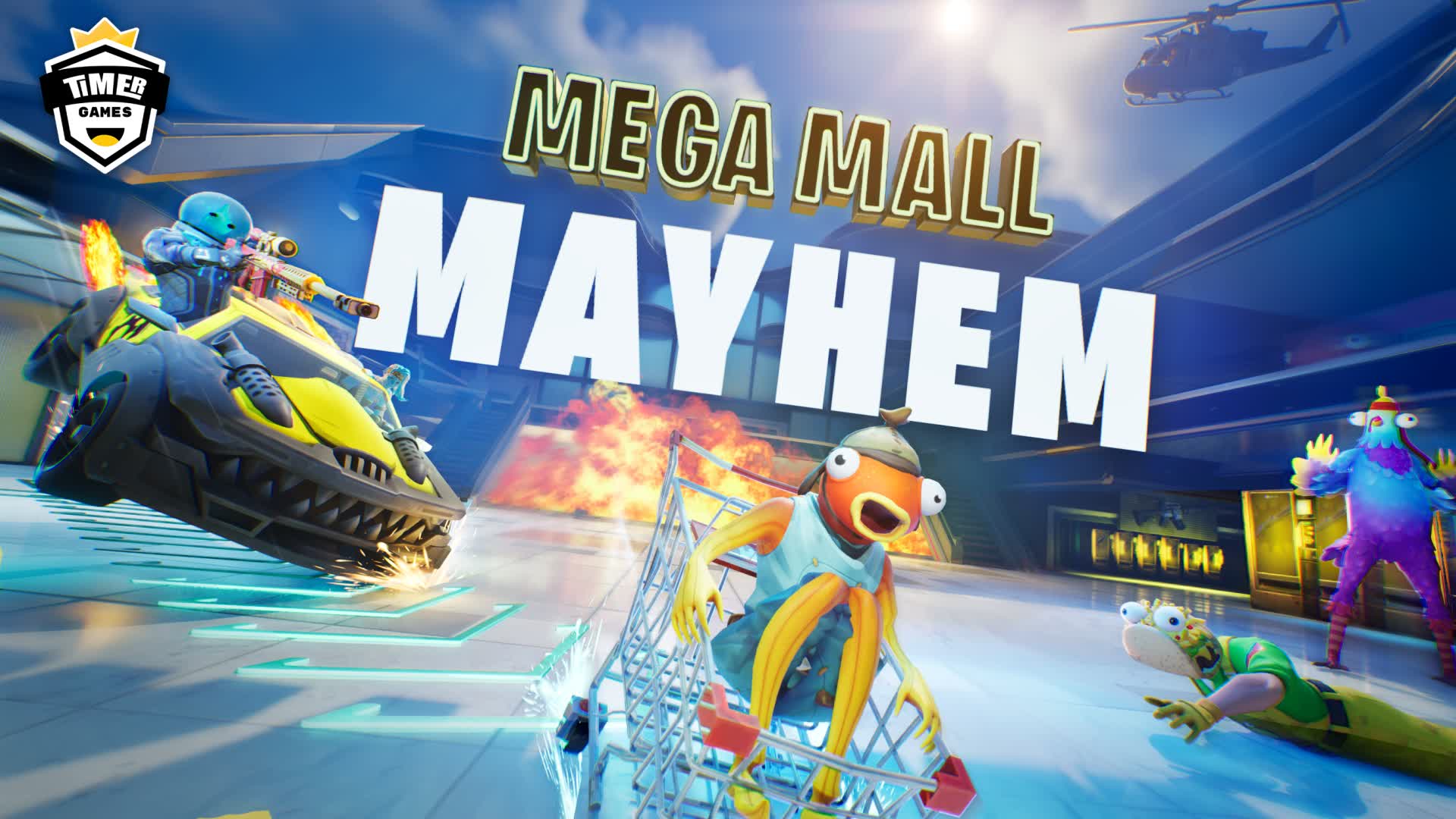 All Guns FFA - Mall Mayhem 5443-1397-6964 by timer-games - Fortnite Creative Map Code - Fortnite.GG