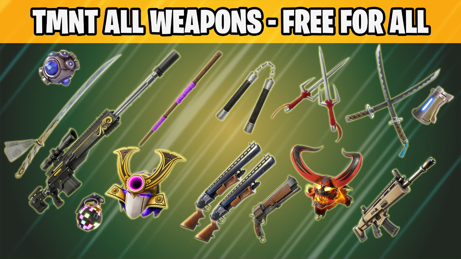 TMNT TRIP 🐢 ALL WEAPONS - FREE FOR ALL 9892-1312-9228 by eiffuru - Fortnite