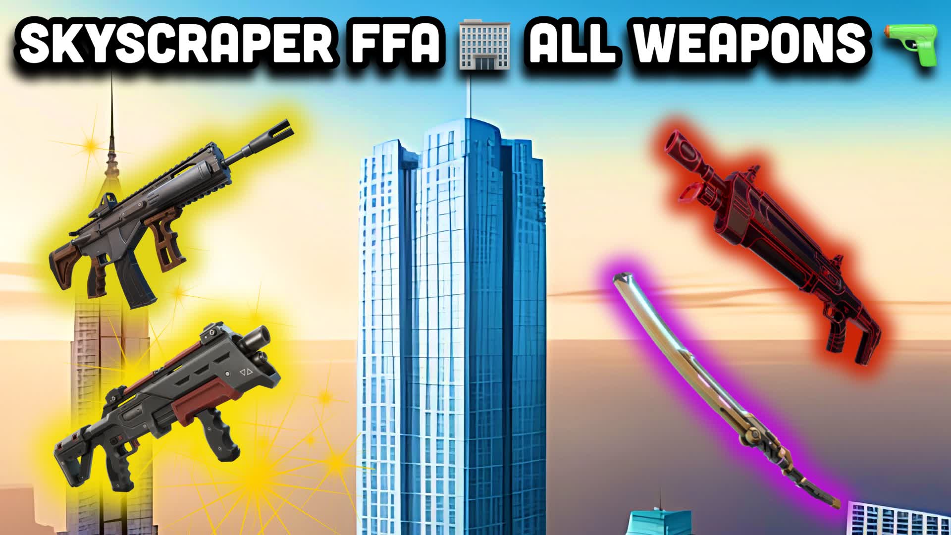 Skyscraper FFA 🏢 All Weapons 🔫 7186-1466-3821 by fosteroid - Fortnite Creative Map Code ...