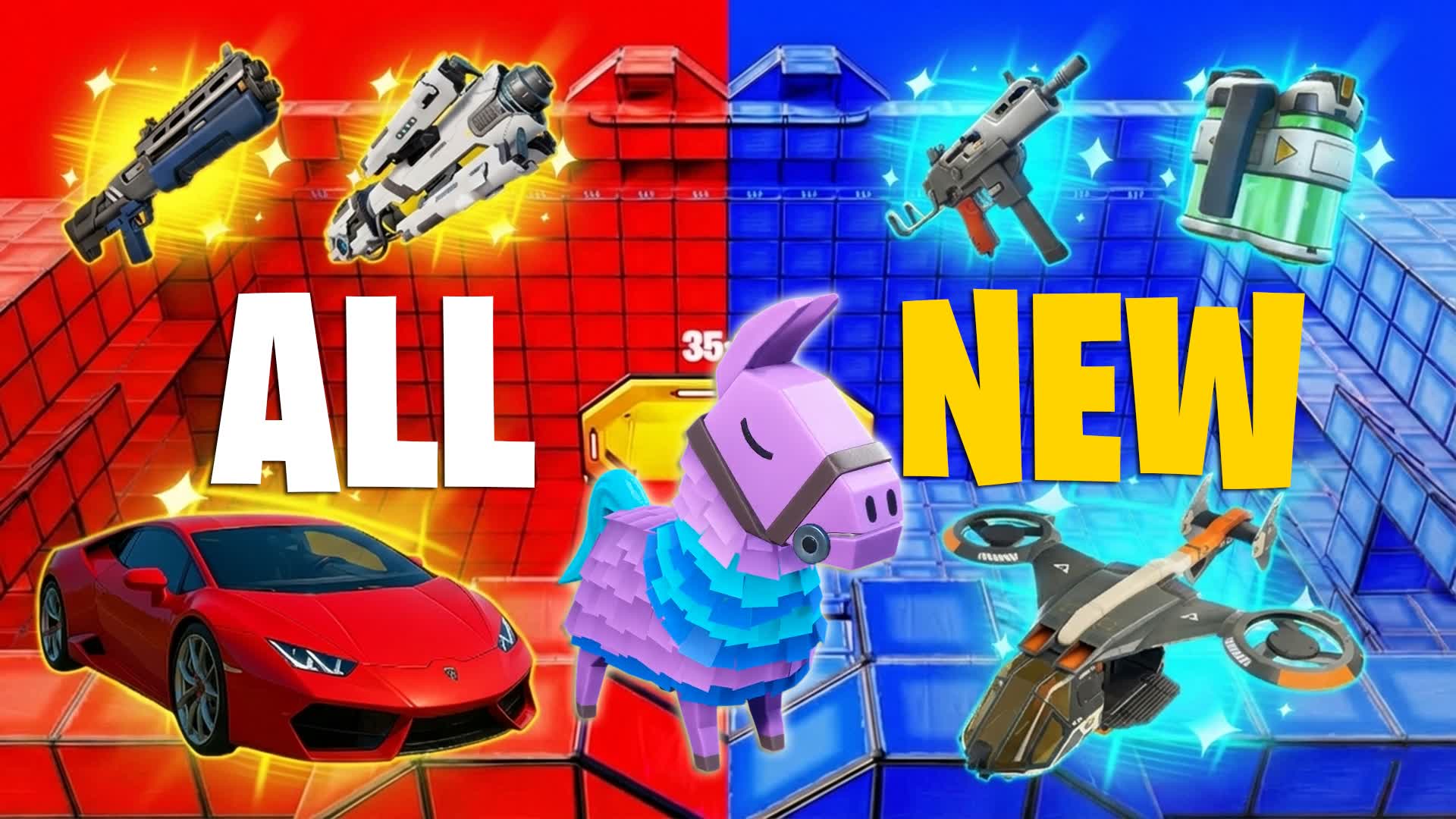 ALL NEW RED VS BLUE 🔴🔵 SQUID 0089-7855-0309 by codeverse72 - Fortnite ...