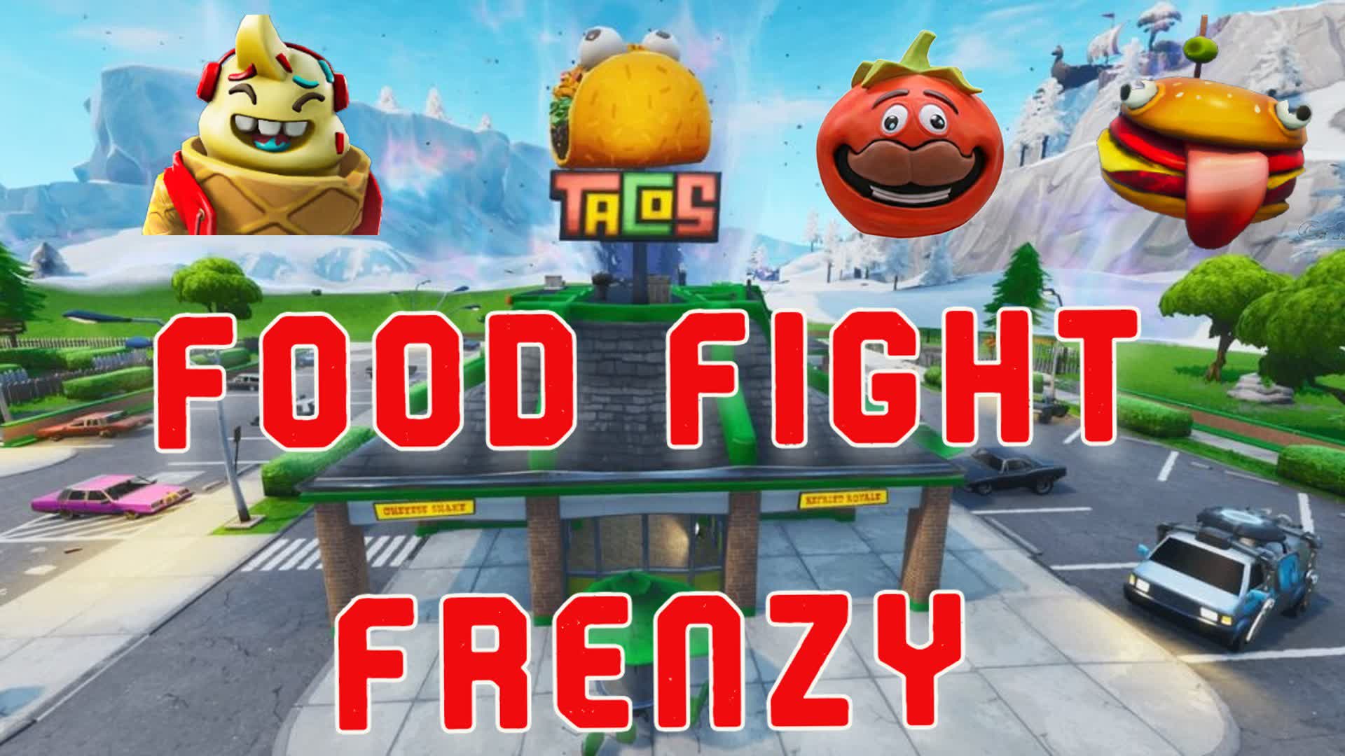 Food Fight Frenzy 5263-8884-6092 by nachomomma - Fortnite Creative Map ...