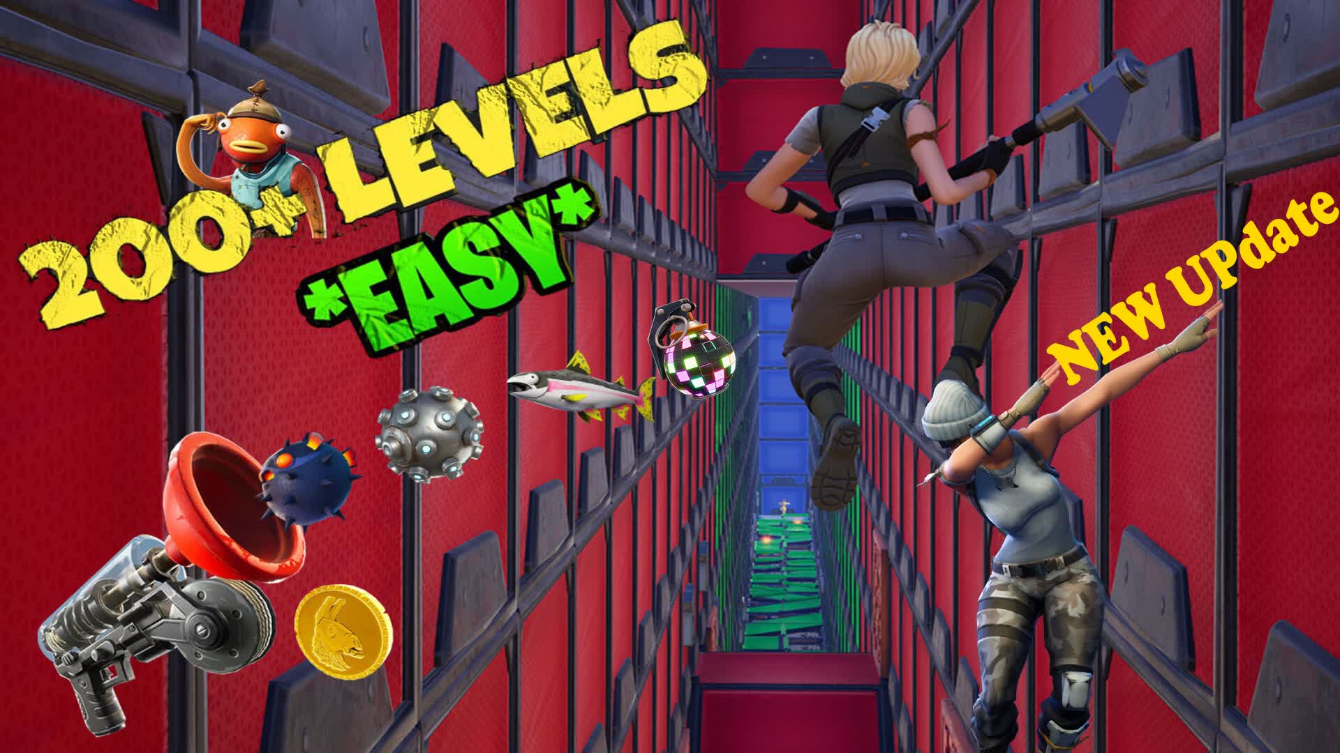 DEFAULT DEATHRUN 200+ 0420-2114-8273 by fortniteuefn - Fortnite Creative Map Code - Fortnite.GG