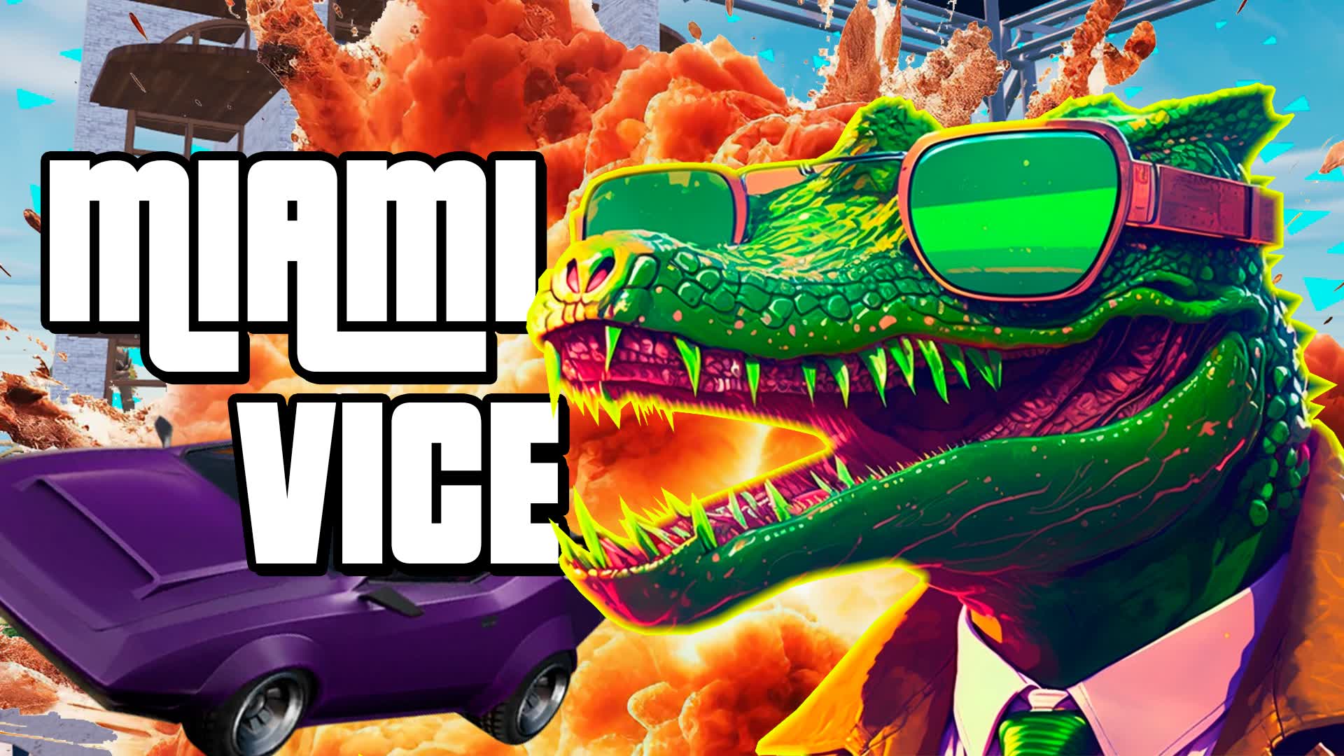 MIAMI VICE! ZONE WARS 🌴 9347-2363-2293 by artdb - Fortnite Creative Map ...