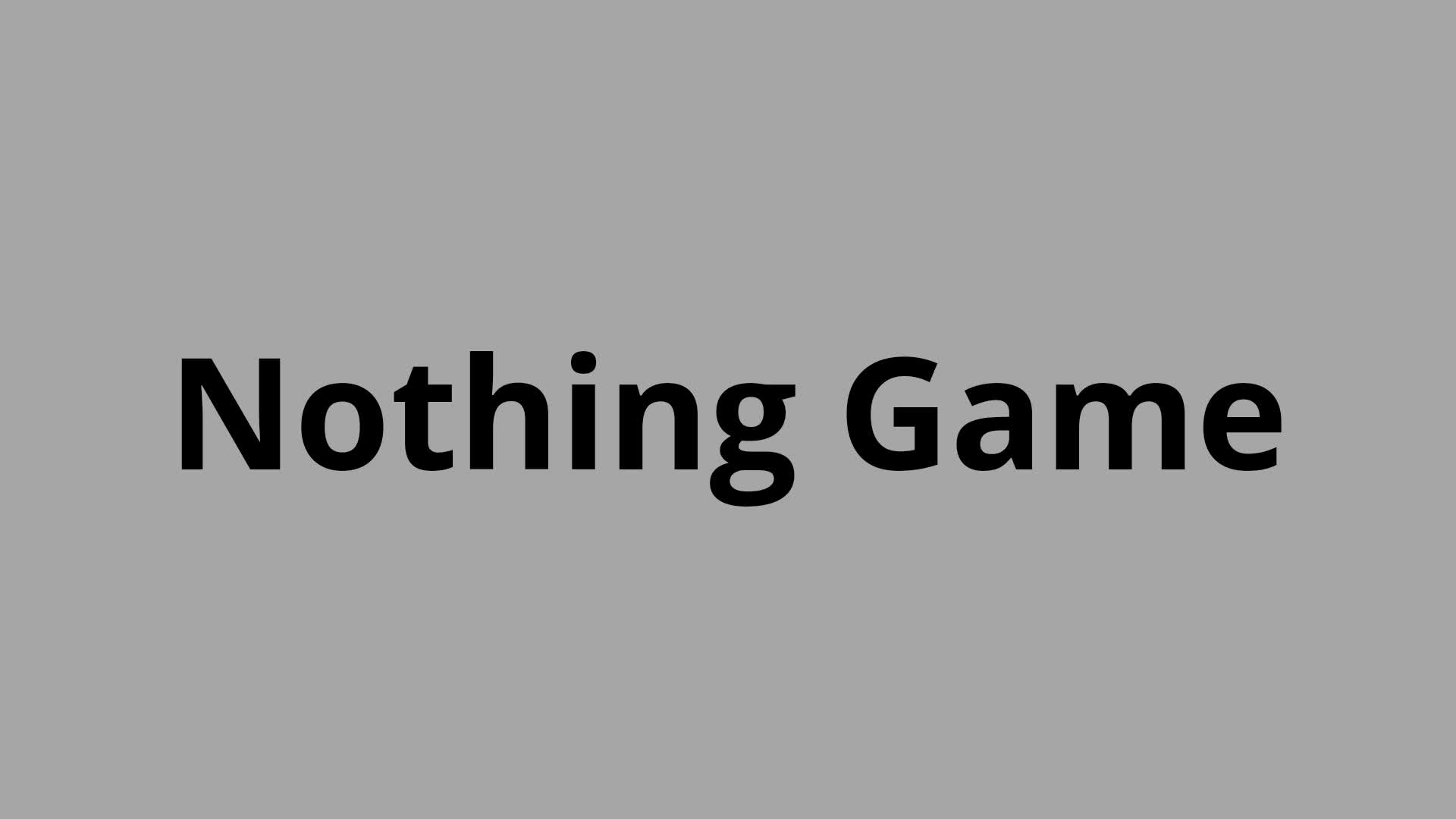 Nothing game 1077-7788-3263 by revo24 - Fortnite Creative Map Code ...