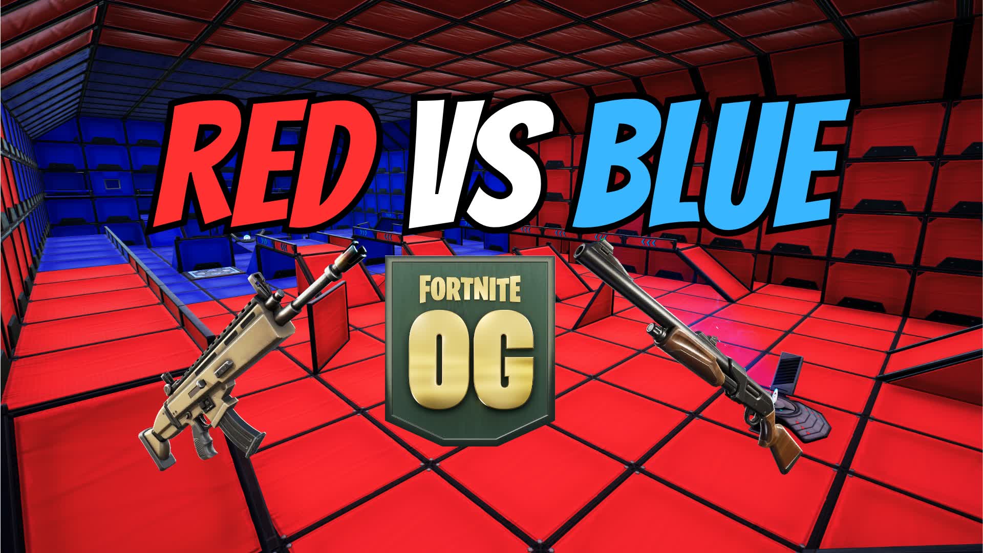 💯 Red Vs Blue OG 🥶 6012-2144-9847 by electr1c - Fortnite Creative Map ...