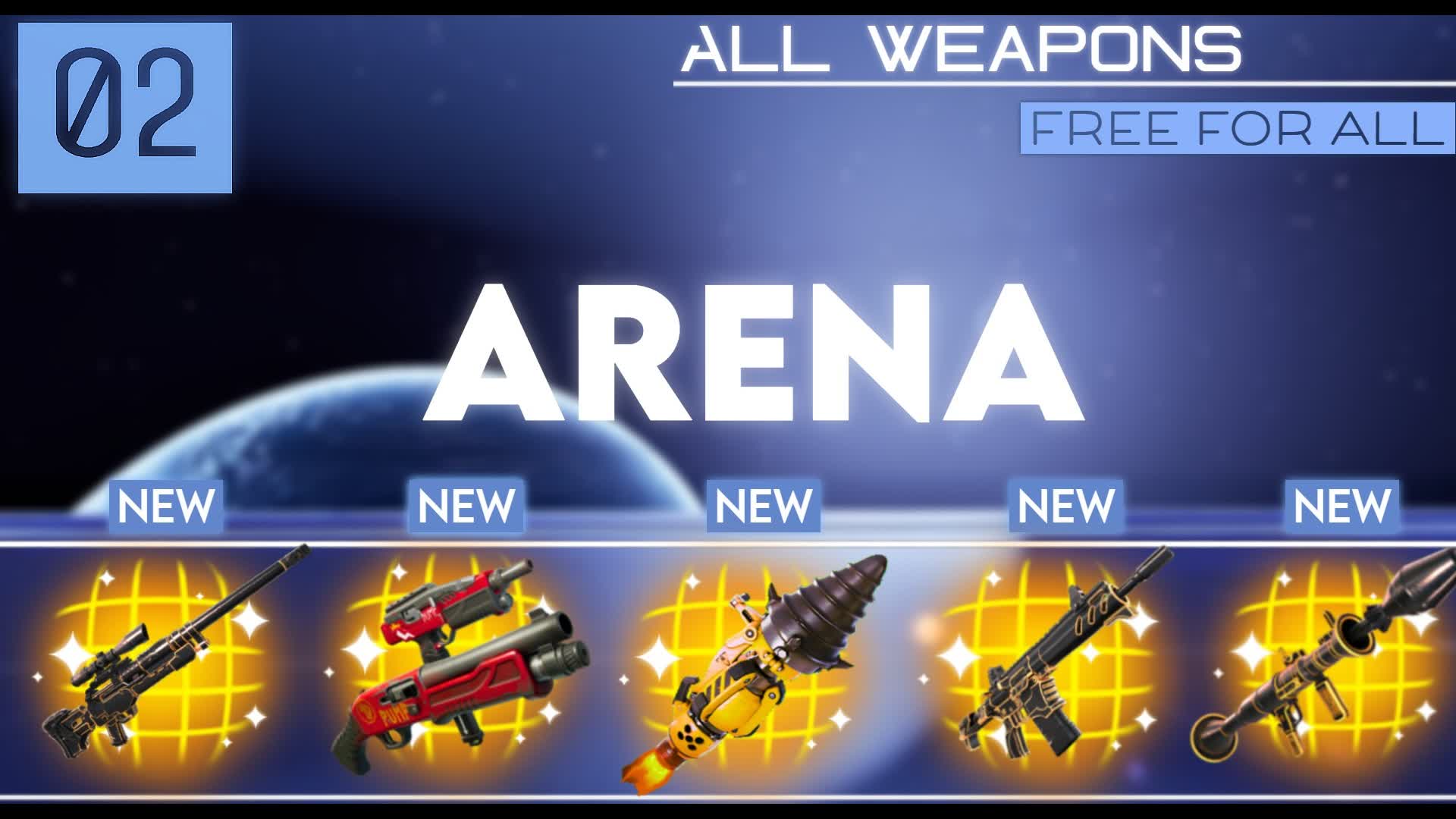 ARENA 02 [ALL WEAPONS] 3717-5167-5227 by oldghost - Fortnite Creative Map Code - Fortnite.GG