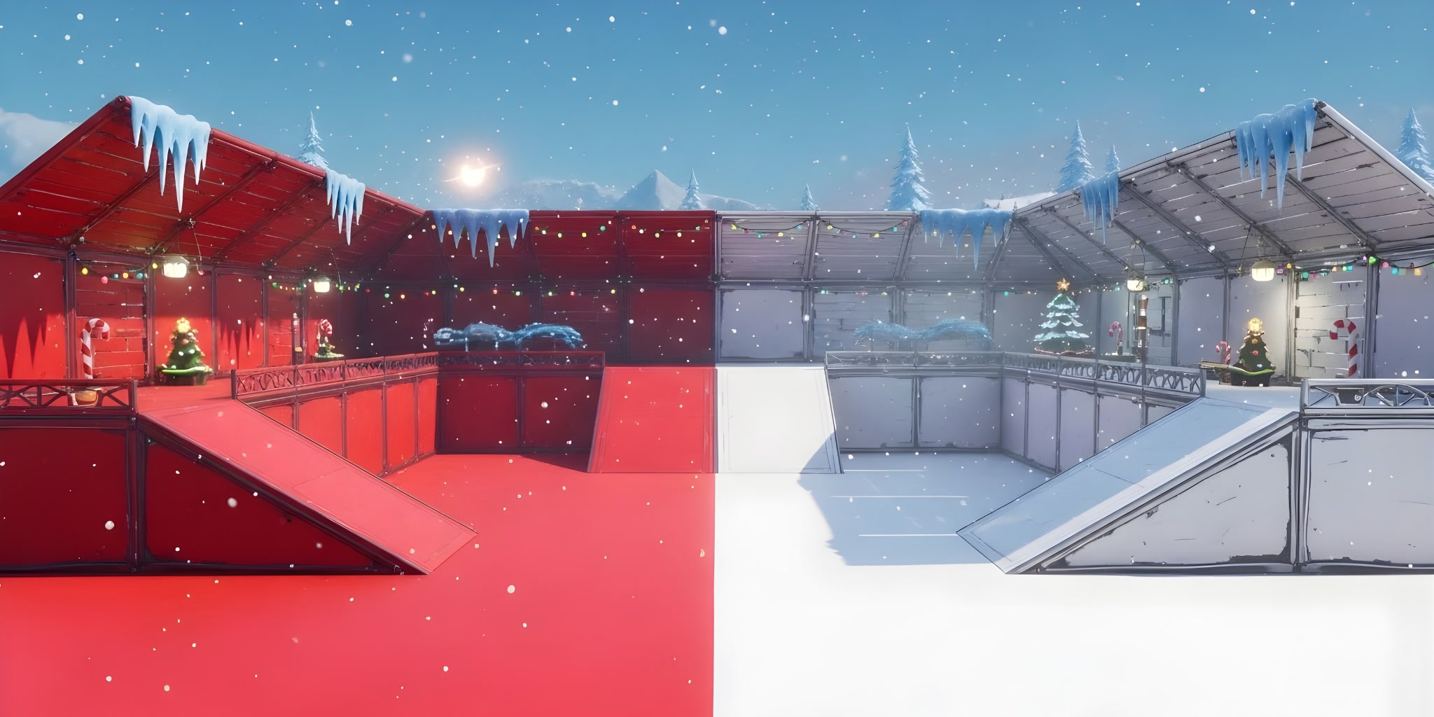 PIT SANTA RED VS WHITE FFA 2988-3070-3101 by elmapadefortnite ...