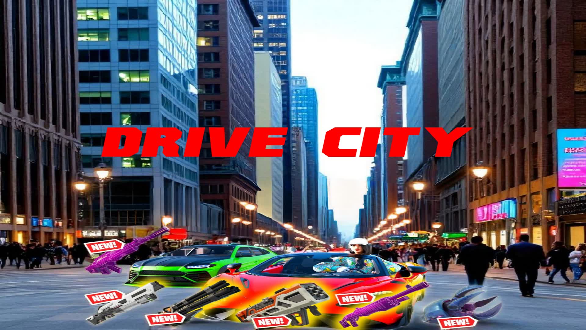 GTA DRIVE CITY 🚗 8770-3122-5616 by tete7 - Fortnite