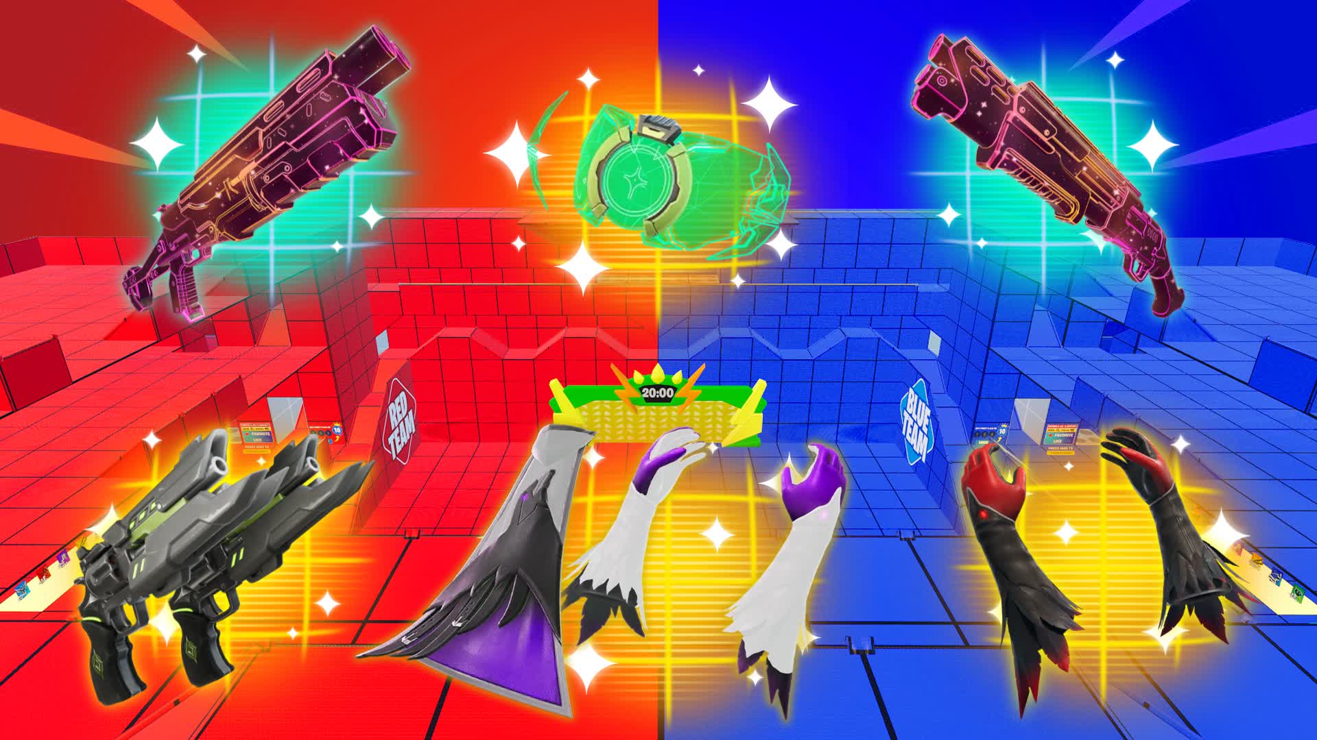 POWER HEROS RED VS BLUE🔴🔵 2426-3969-6109 by marvy24 - Fortnite Creative ...