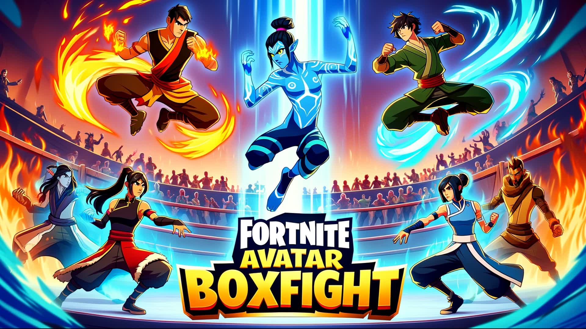 AVATAR BOX FIGHT 2966-6460-3337 by borup - Fortnite Creative Map Code ...