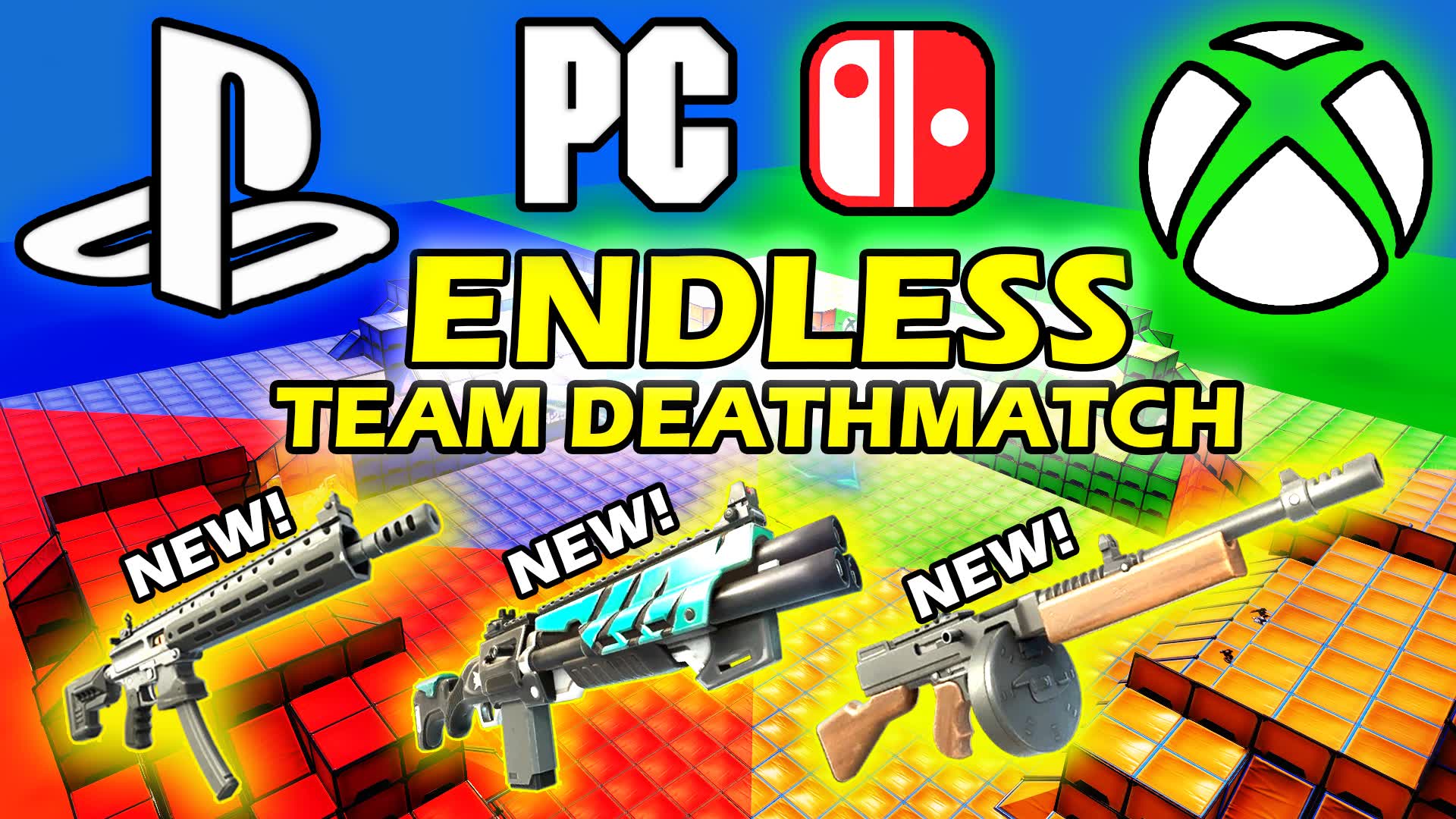 ENDLESS TEAM DEATHMATCH🔴🔵 4540-6017-6194 by skalman - Fortnite Creative ...