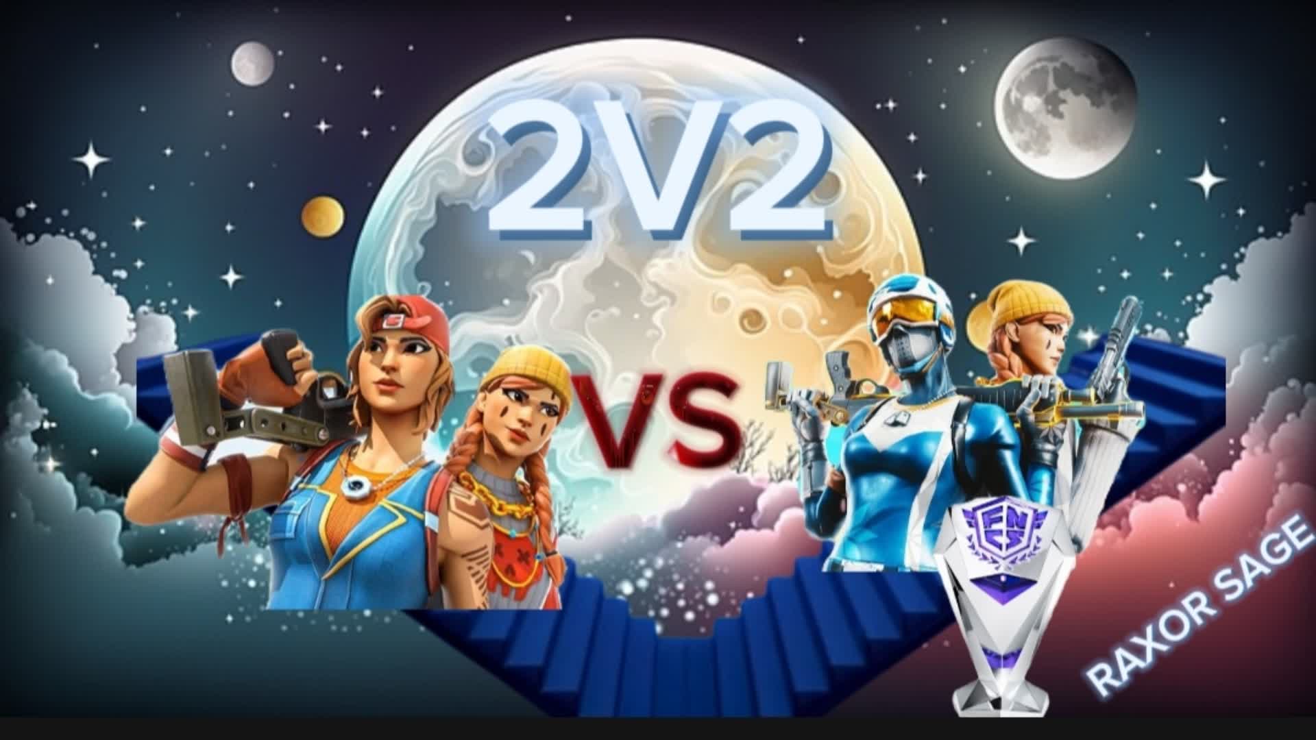 RAXOR 2V2 MAP 0689-1075-3779 by spainraxor - Fortnite Creative Map Code - Fortnite.GG