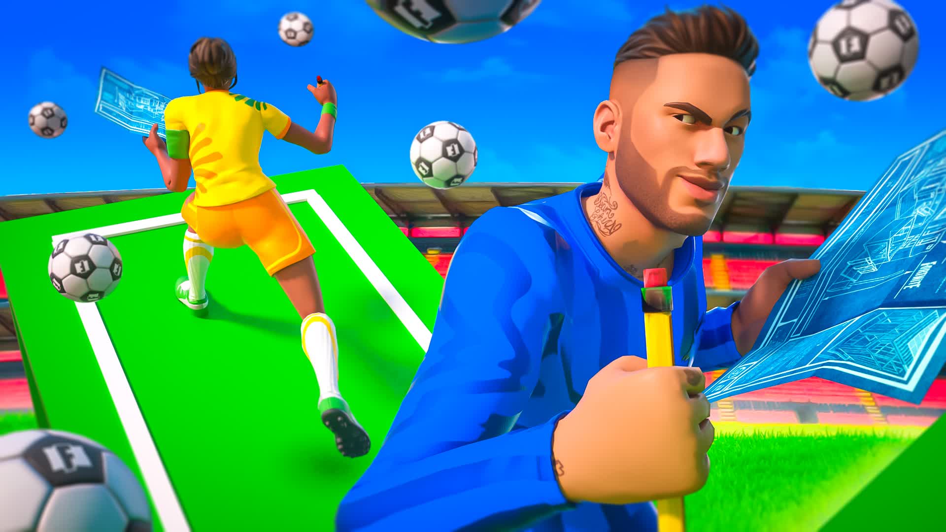 💥1V1 FOOTBALL⭐ 9289-4541-4888 by smalczyk - Fortnite Creative Map Code ...