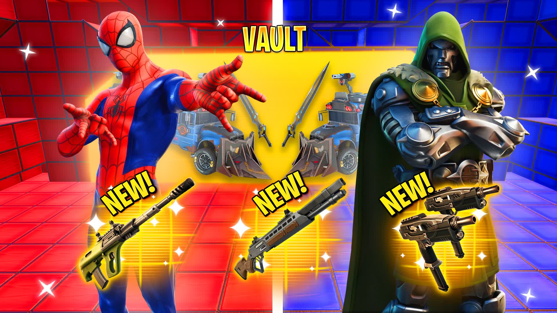 FUN RED VS BLUE HEROES 🔴🔵 8677-8280-2052 by lostfn - Fortnite Creative ...