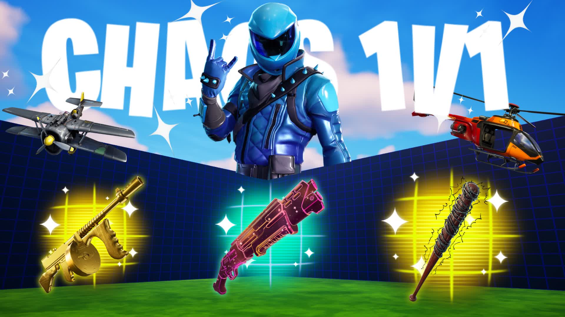 CHAOS 1V1 - ALL WEAPONS & VEHICLES 3546-1872-9874 by teyxis - Fortnite ...