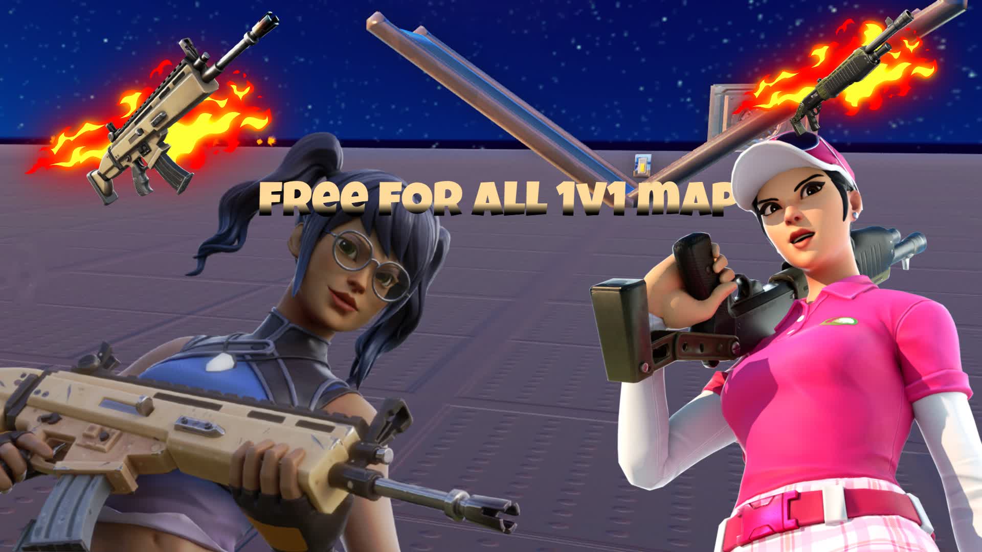 FREE FOR ALL 1V1 MAP 4685-6537-4700 by moleque09 - Fortnite Creative ...