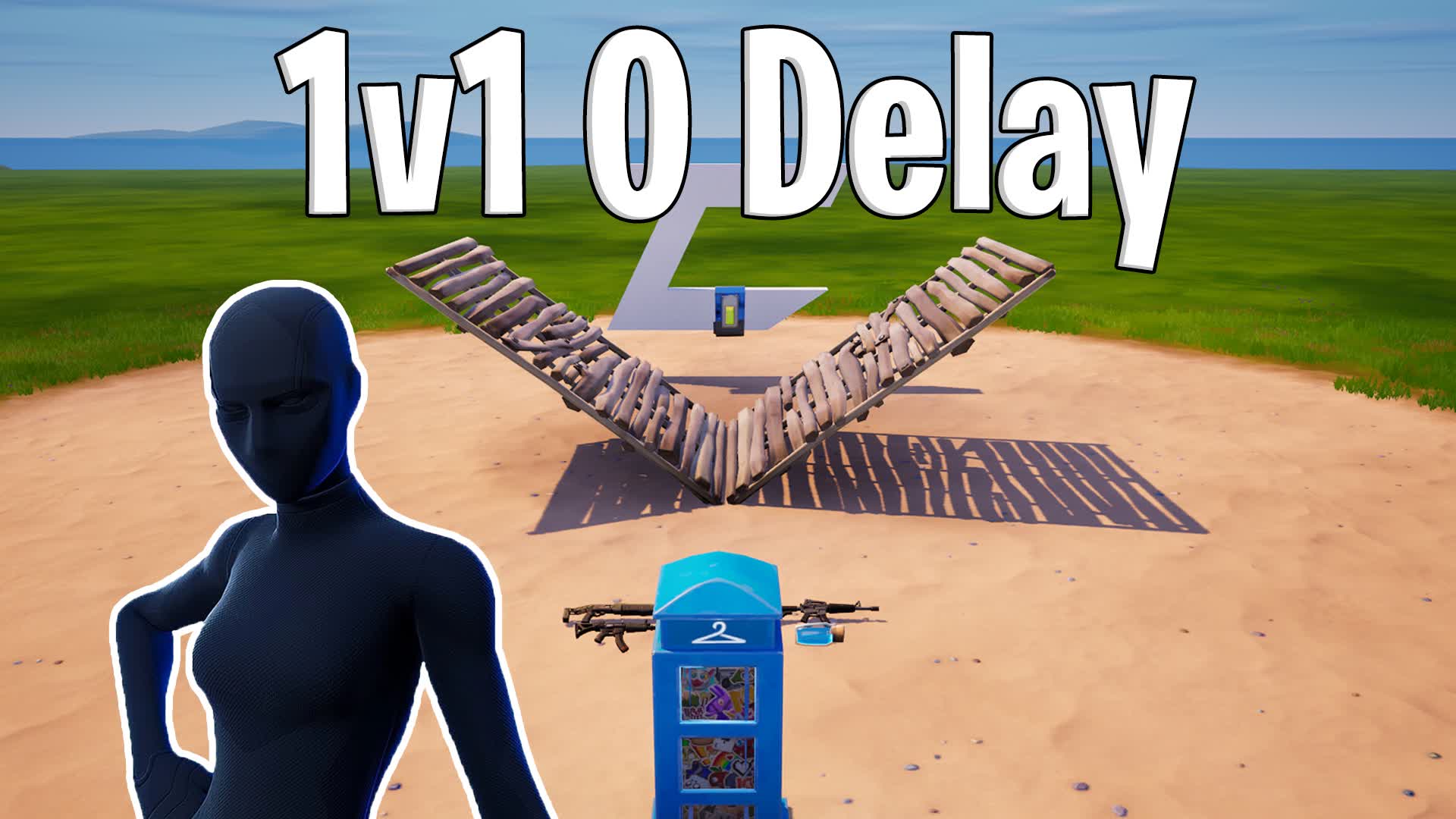 ⭐Pro 0 Delay 1v1 ⭐ 0611-9837-3550 من ابتكار chhetz - Fortnite