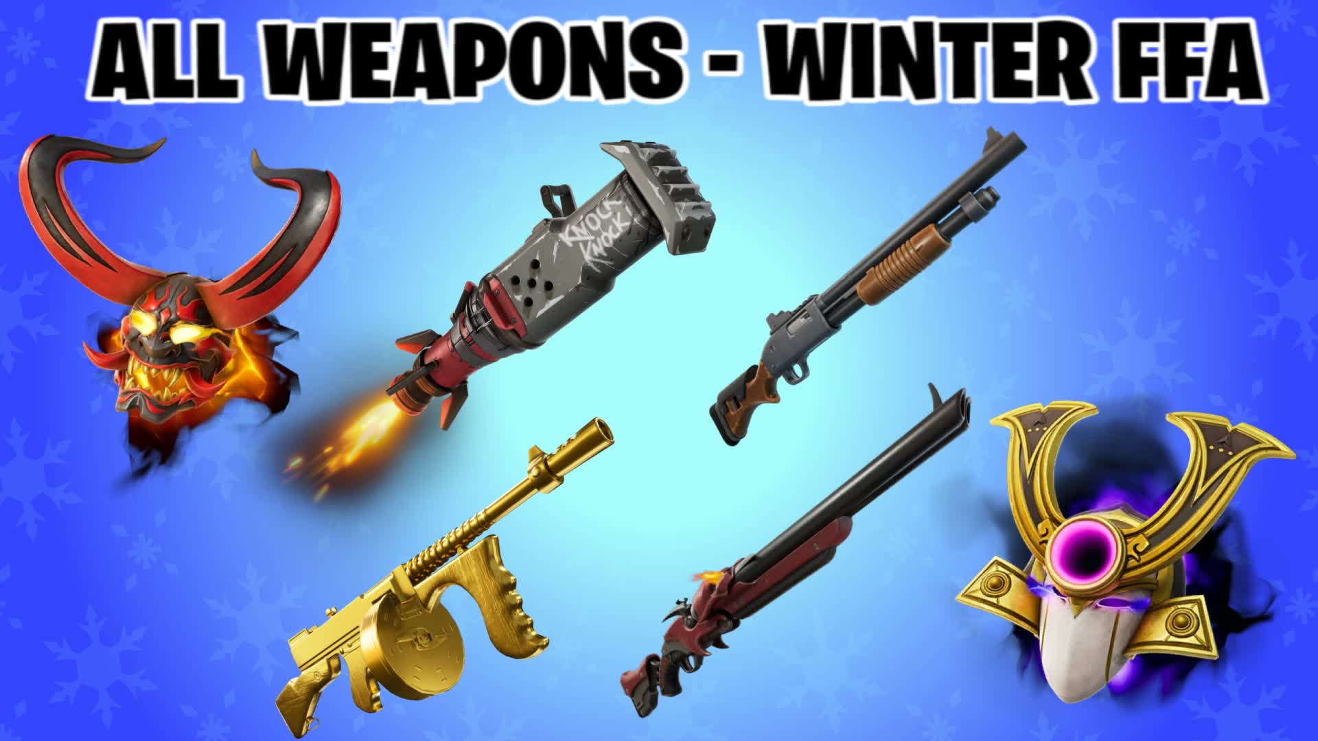️ ALL WEAPONS WINTER FFA 🔫 1744-0895-6944 من ابتكار onalito - Fortnite