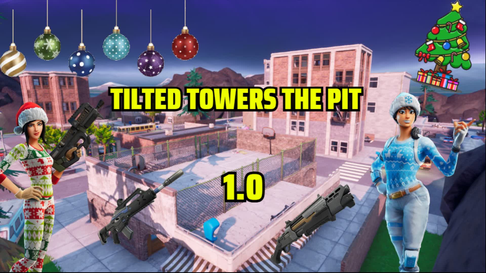 Tilted towers the pit 🏆🏝️ 1646-6542-3431 by lotusstudios - Fortnite Creative Map Code - Fortnite.GG