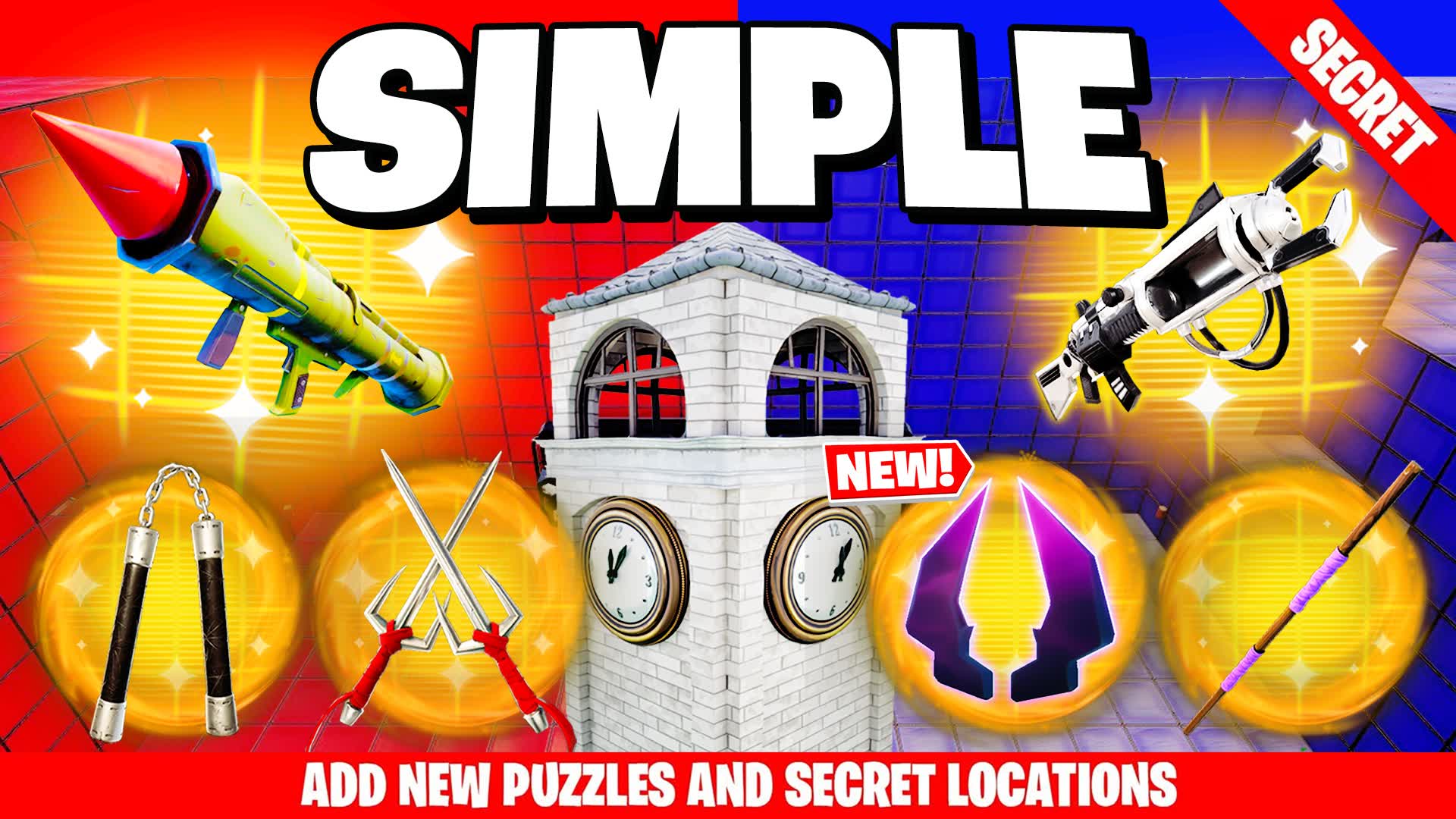 SIMPLE TILTED TOWER RED VS BLUE 🔴🔵 3304-8919-7427 by rvbmap - Fortnite ...