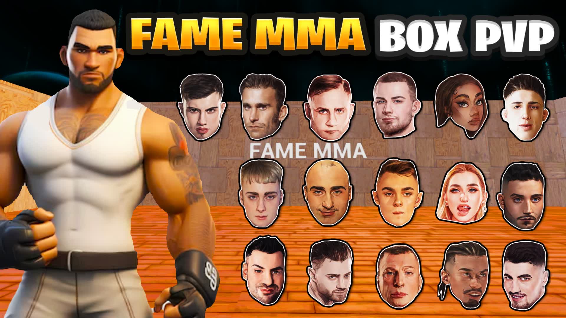FAME MMA BOX📦 (PVP) SETTY 3916-3862-5888 by wojtas - Fortnite Creative ...