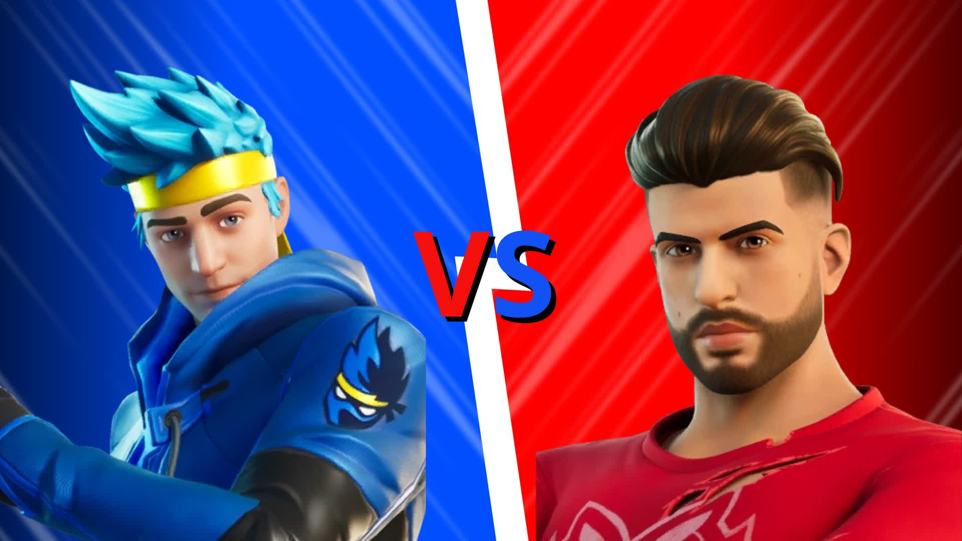 Ninja VS Sypherpk Red vs Blue 1893-6754-9462 by reinort - Fortnite ...