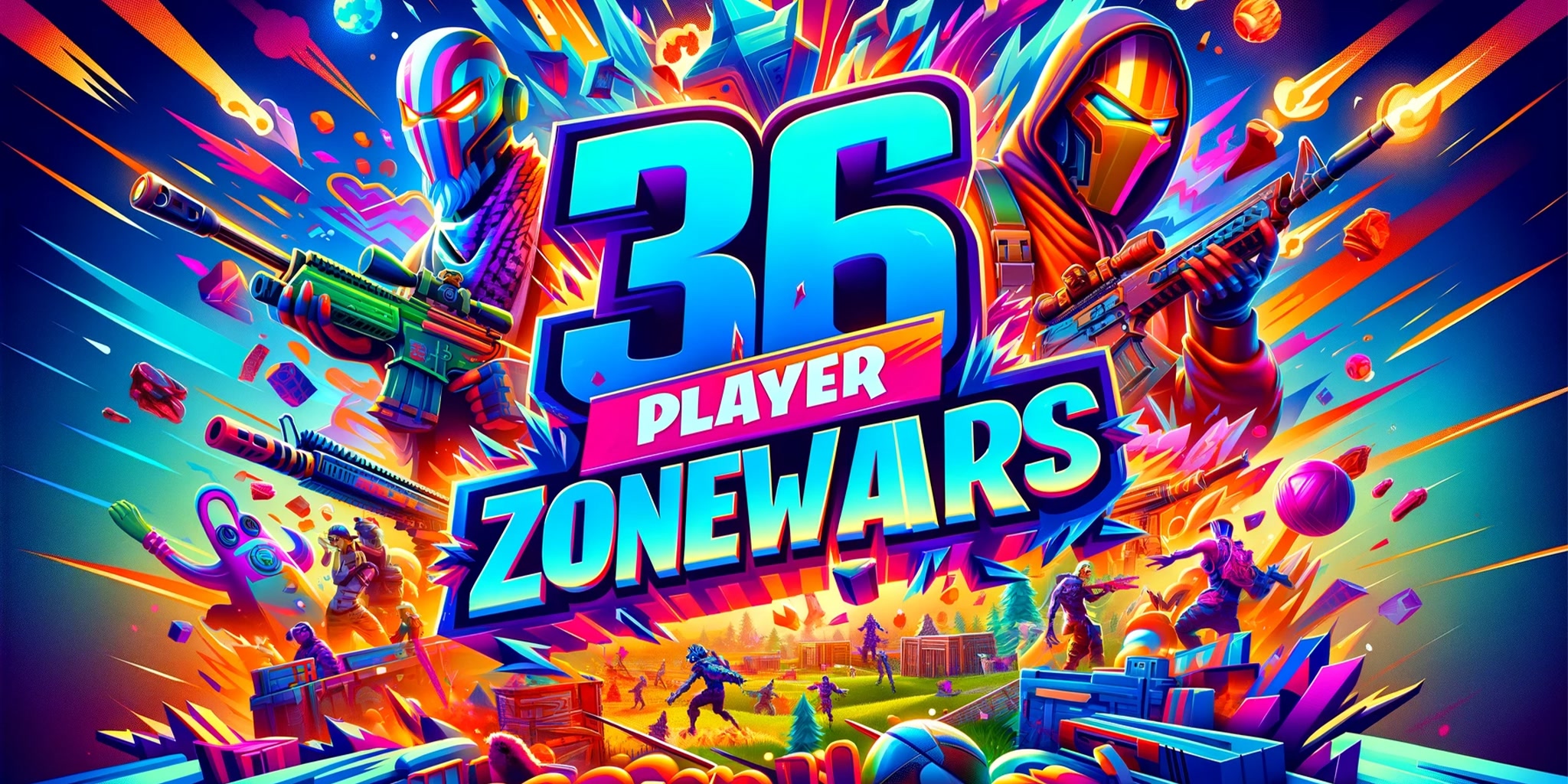 36 PLAYER ZONEWARS 4591-2816-3725 by liljagger - Fortnite Creative Map ...