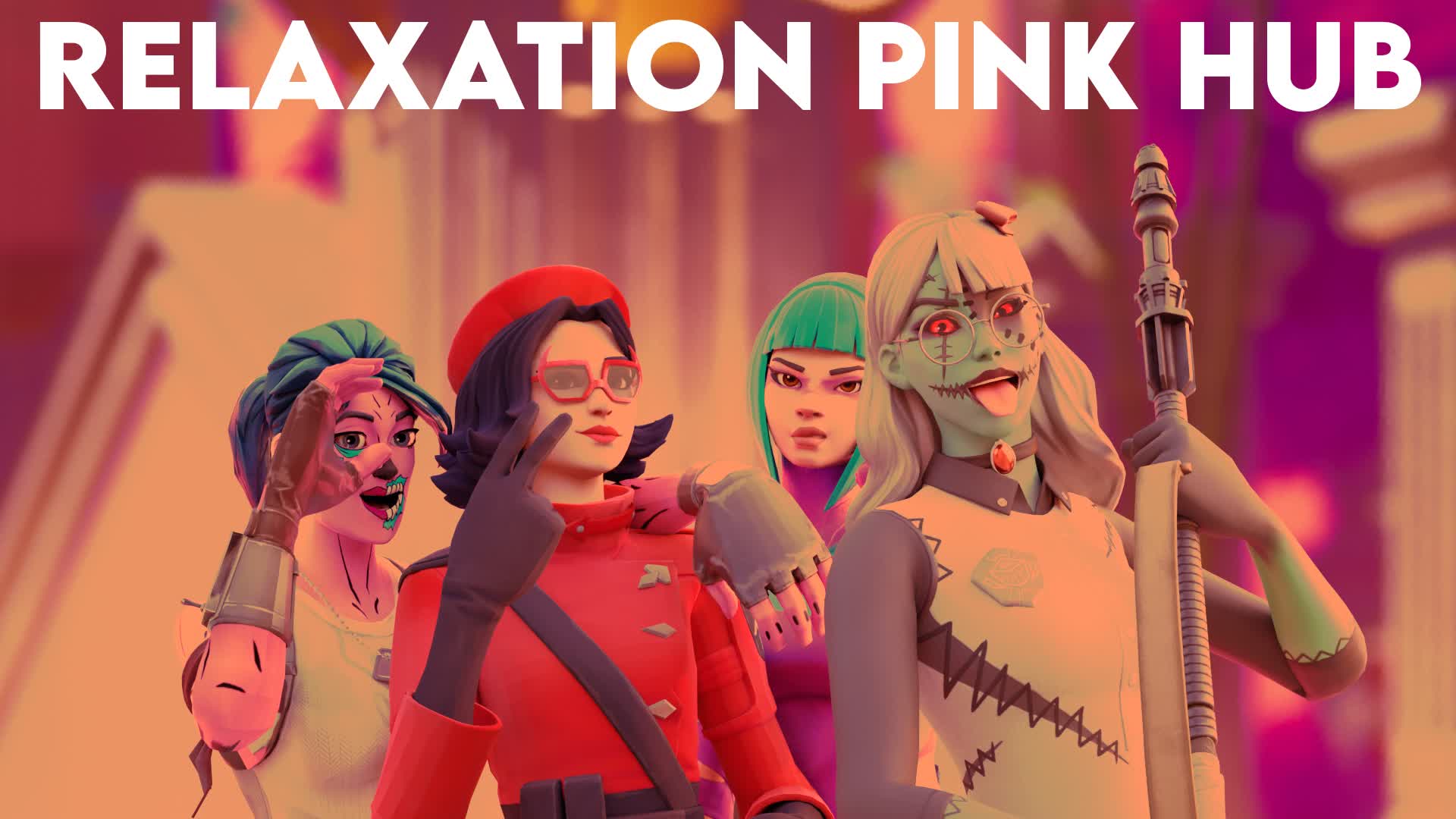 Relaxation Pink Hub 2434-5997-8519 by pink4am - Fortnite Creative Map ...