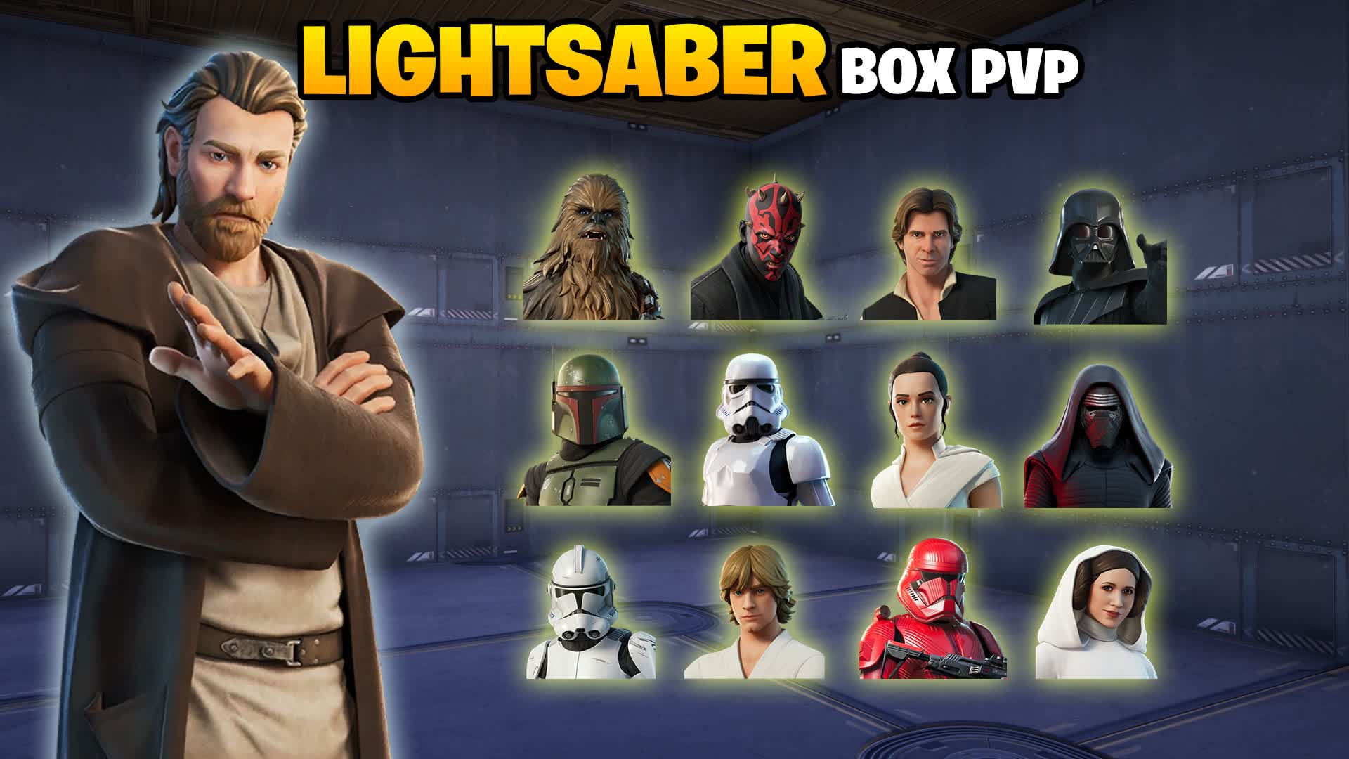LIGHTSABERS 📦BOX PVP🔥 5108-9350-6529 by fortmonkey - Fortnite Creative Map Code - Fortnite.GG