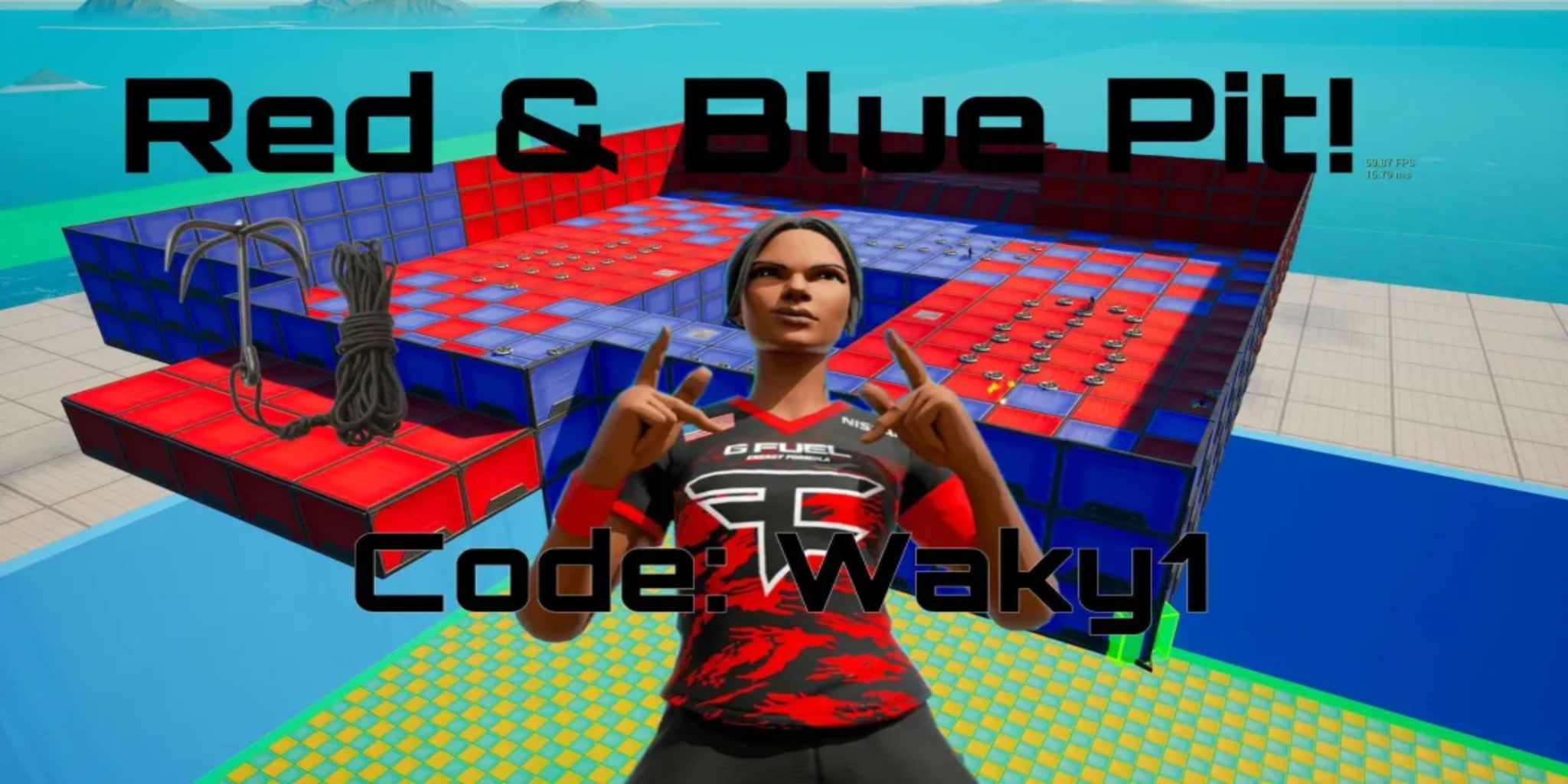 BLUE & RED PIT! 9315-3410-8008 by waky1 - Fortnite Creative Map Code ...