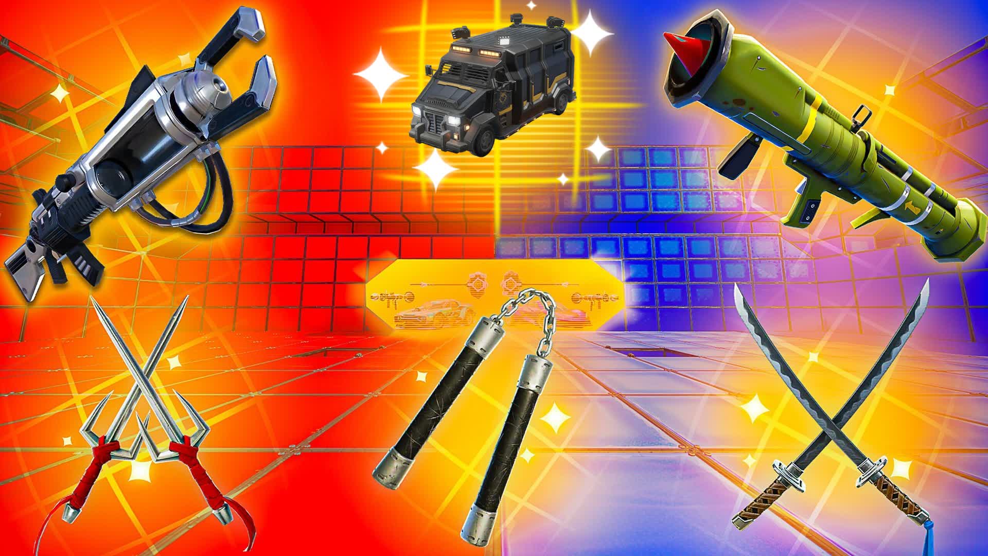 ULTIMATE RED VS BLUE TMNT 🔴🔵 9504-5307-8095 by vlako - Fortnite ...