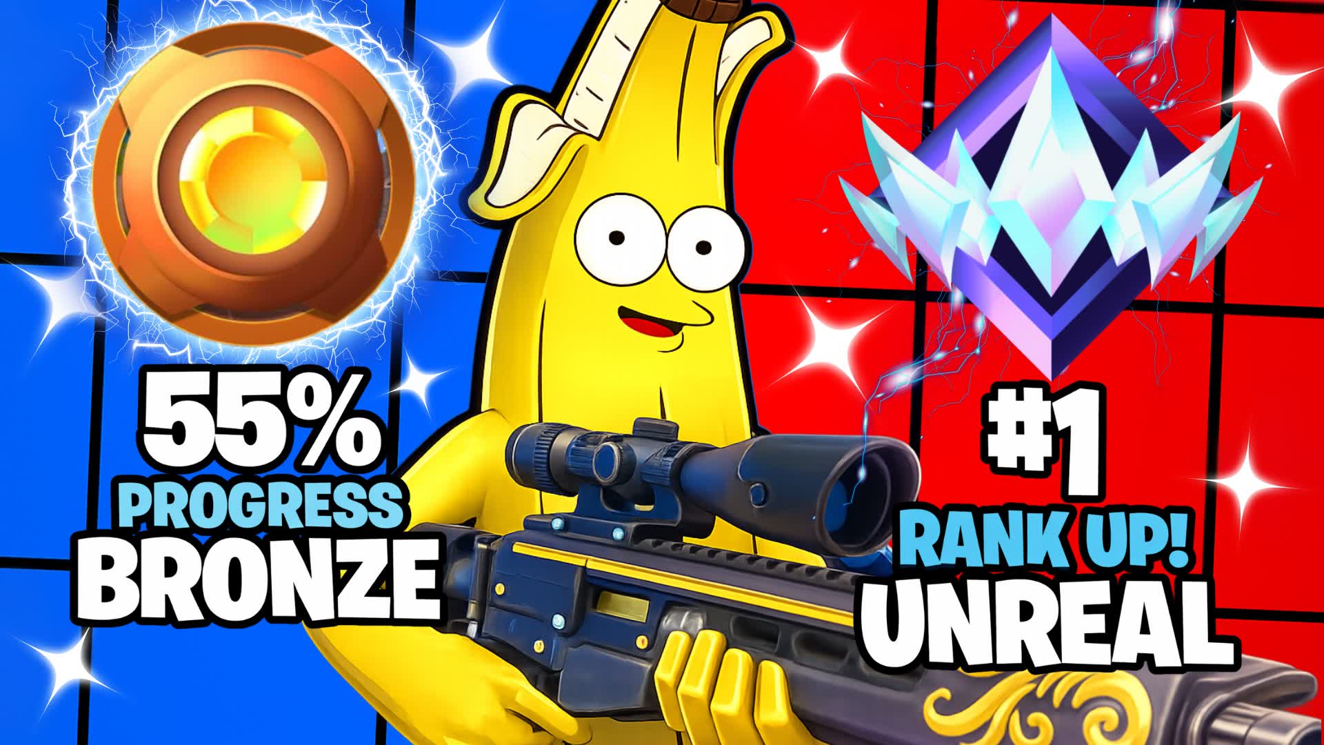 BANANA RANKED - RED VS BLUE 🔴🔵 1700-0442-5095 by vd40 - Fortnite ...