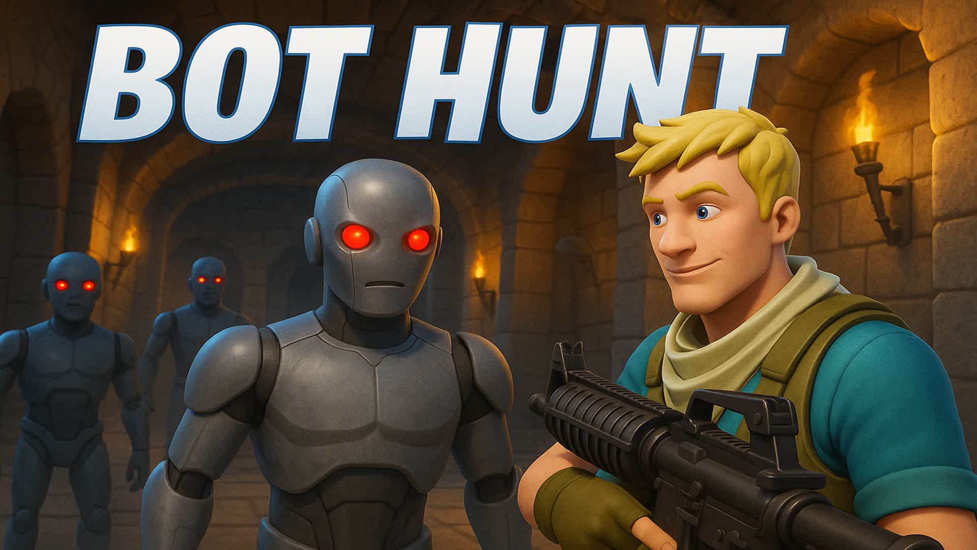 BOT HUNT 4408-1148-4244 by dkfish - Fortnite Creative Map Code - Fortnite.GG